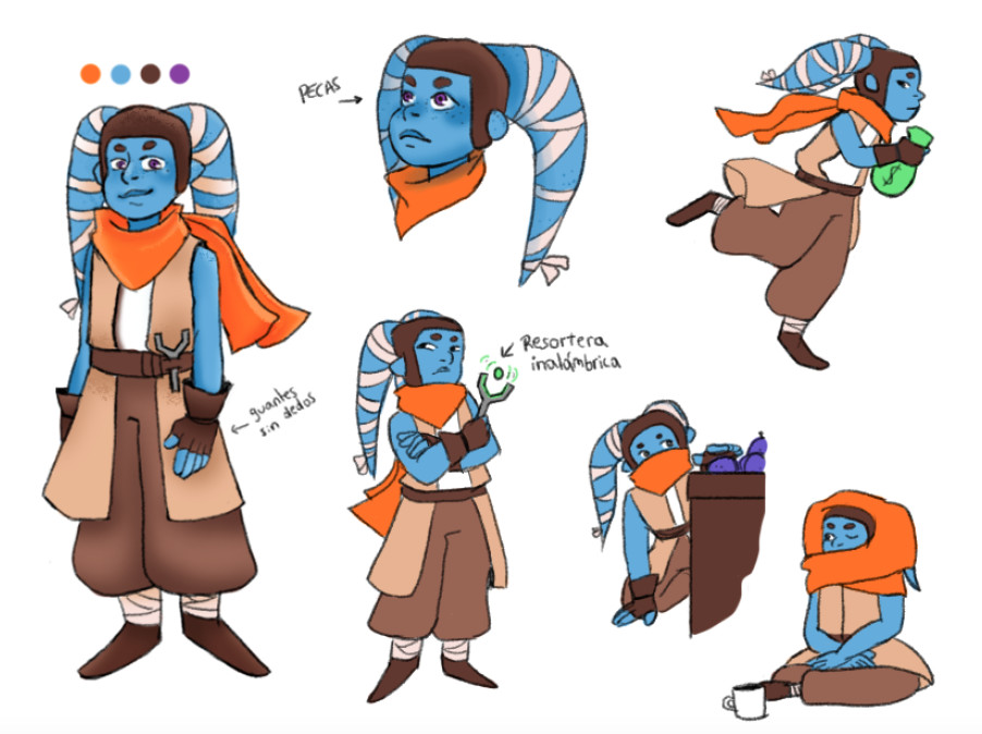 ArtStation - Twi'lek character sheet