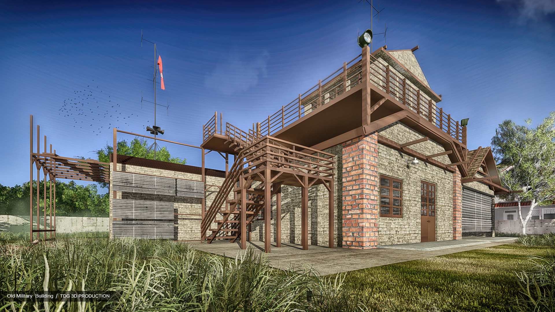 ArtStation - air force building