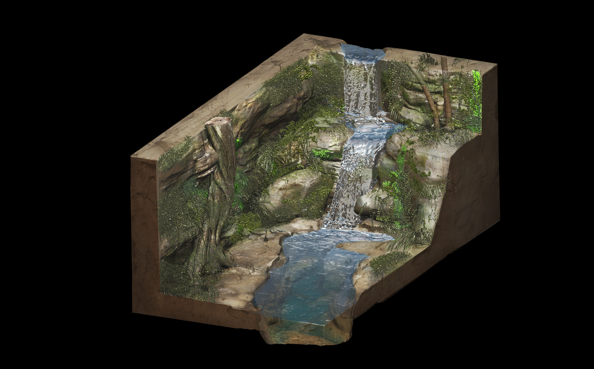 ArtStation - Waterfall