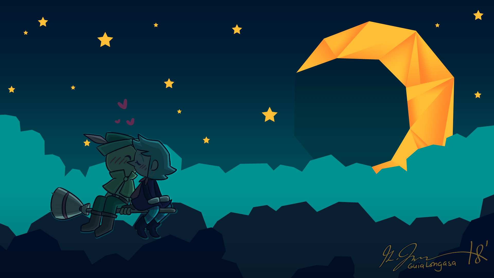 ArtStation - Moonlight Ride