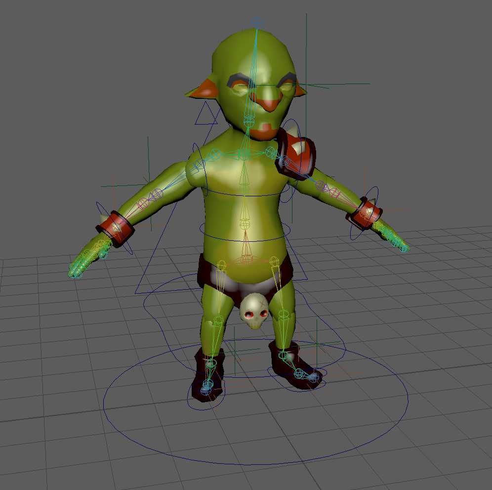 ArtStation - Toy Goblin (Rig/Animations)