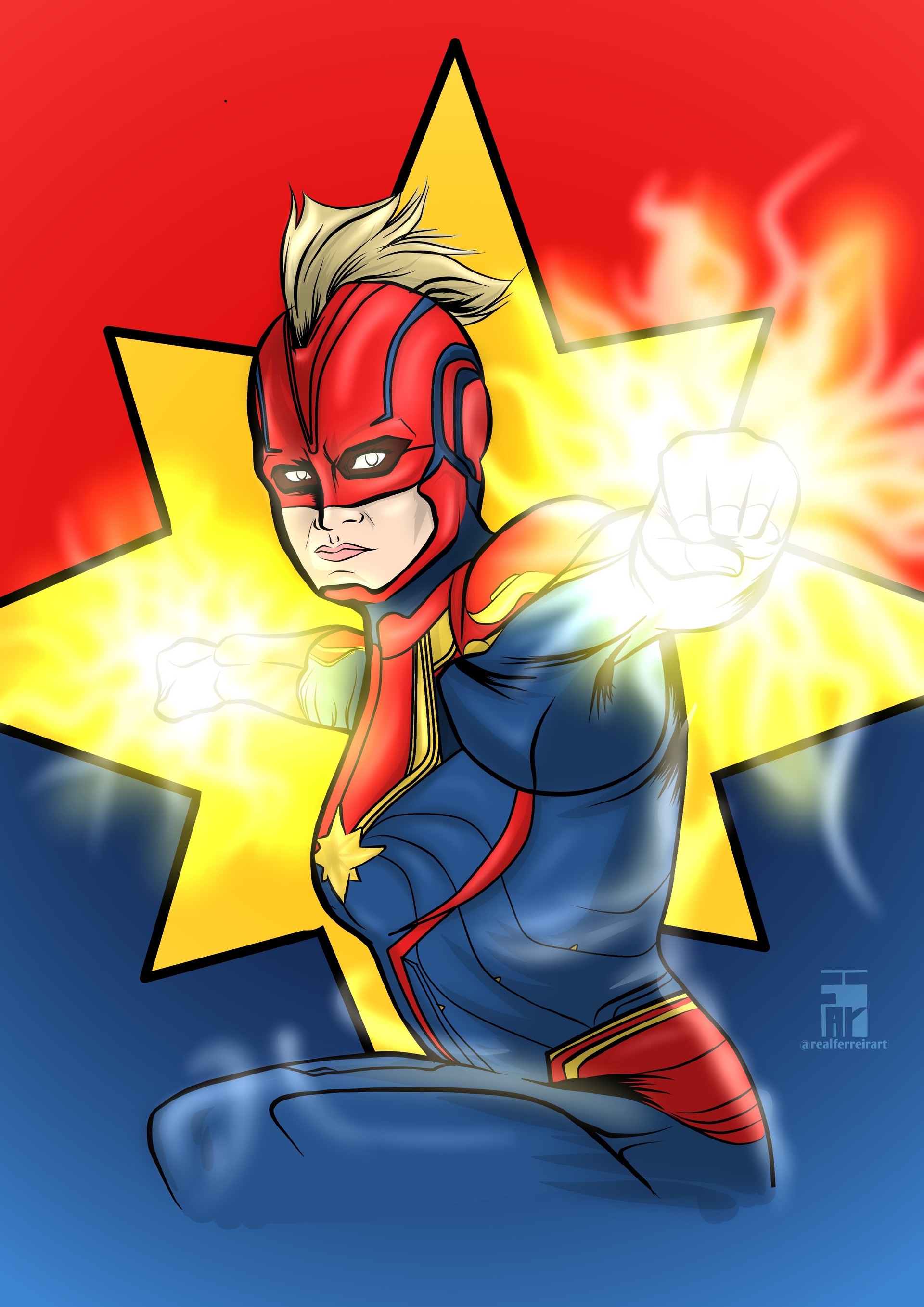 ArtStation - Captain Marvel