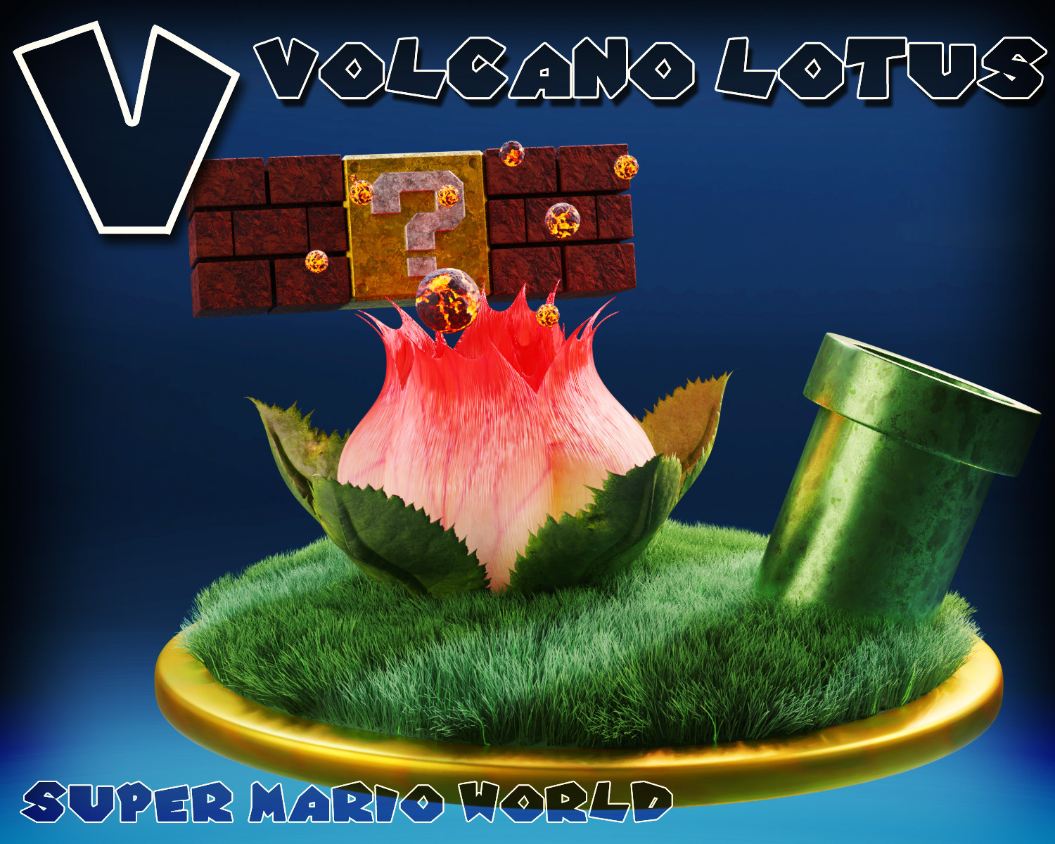 ArtStation - V is for Volcano Lotus