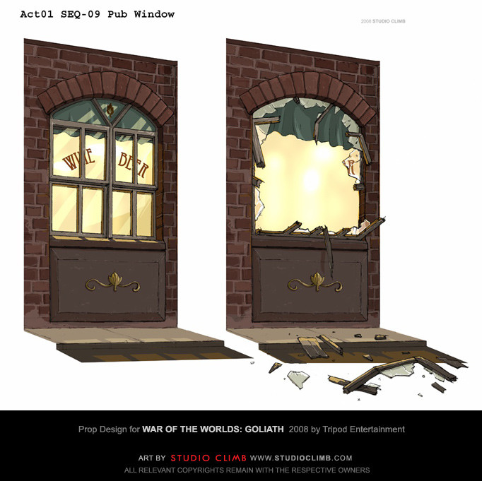 ArtStation - Prop design for War Of The Worlds : Goliath