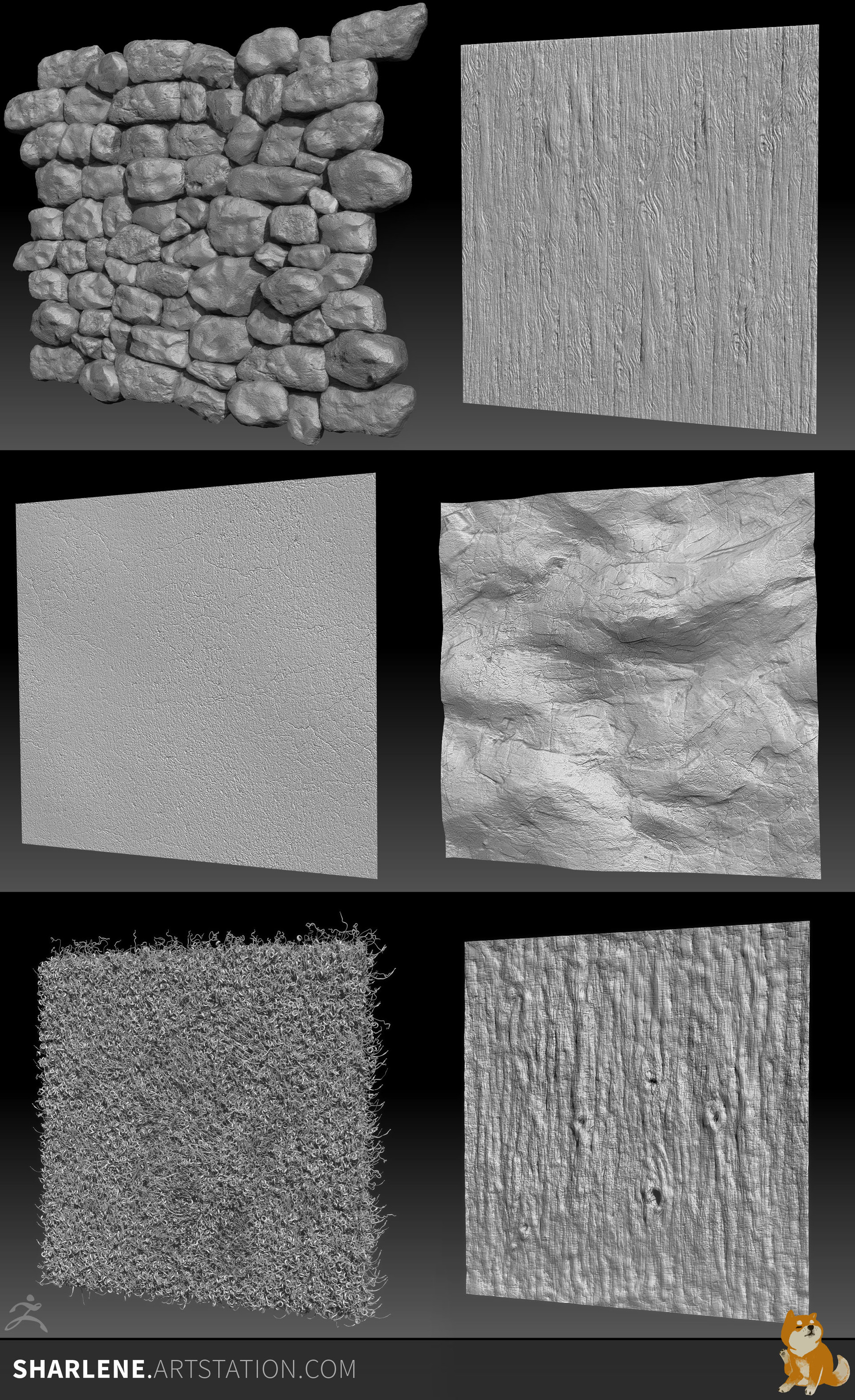 Sharlene Lin - Tile-able Texture Studies