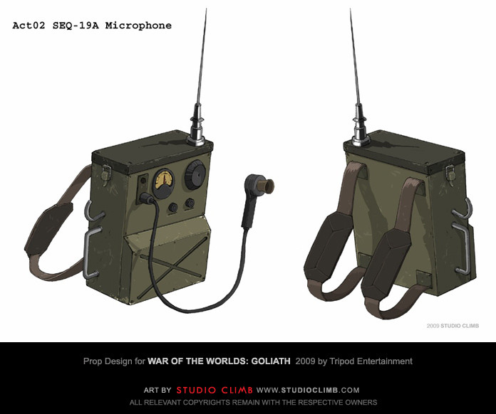ArtStation - Prop design for War Of The Worlds : Goliath