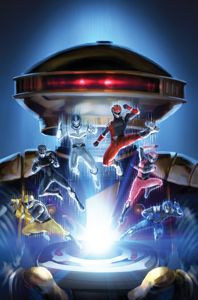 ArtStation - Go Go Power Rangers #8 Wondercon cover