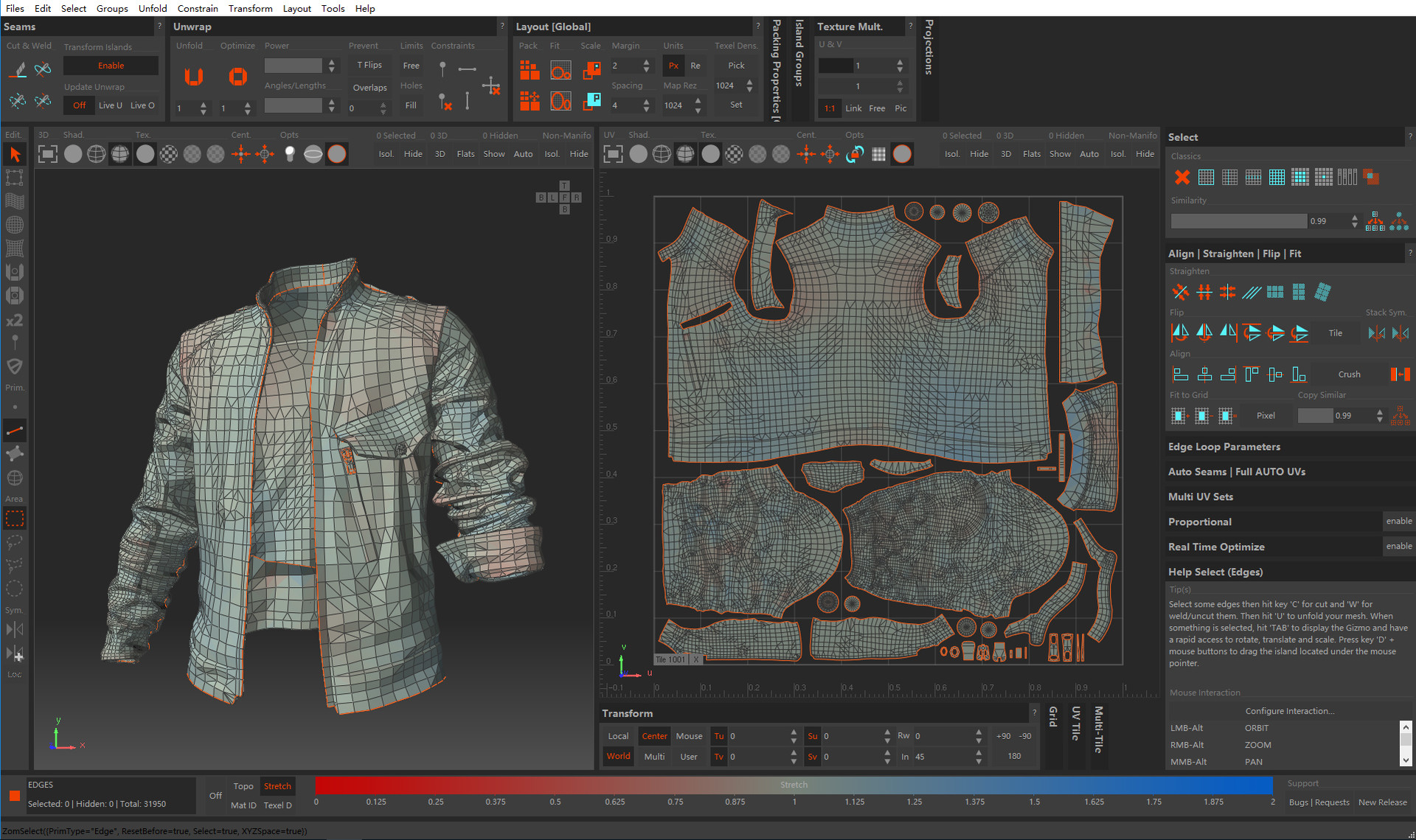 Rui Mu - Cyberpunk Rui HighMesh and GameMesh