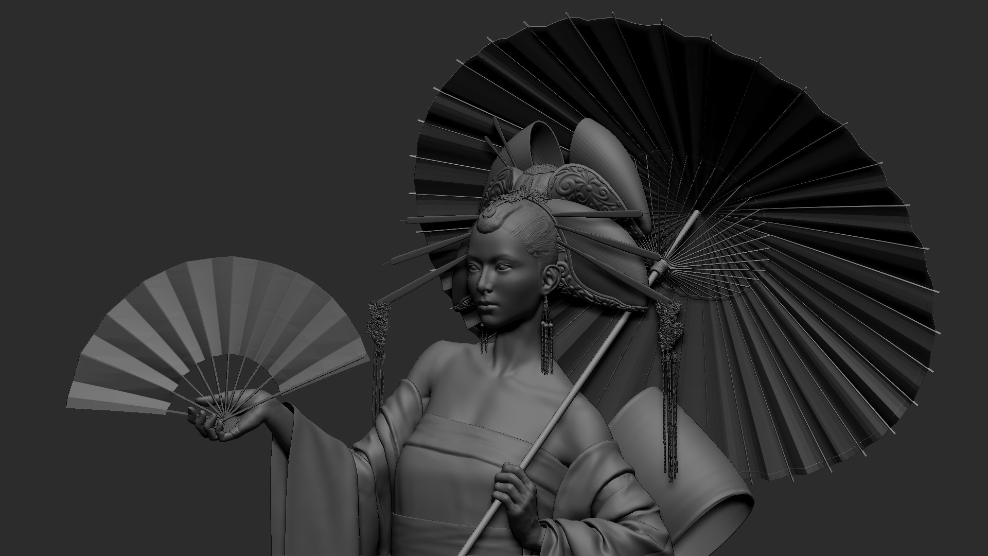 Richard Trouve Portfolio - The shogunate challenge : Geisha