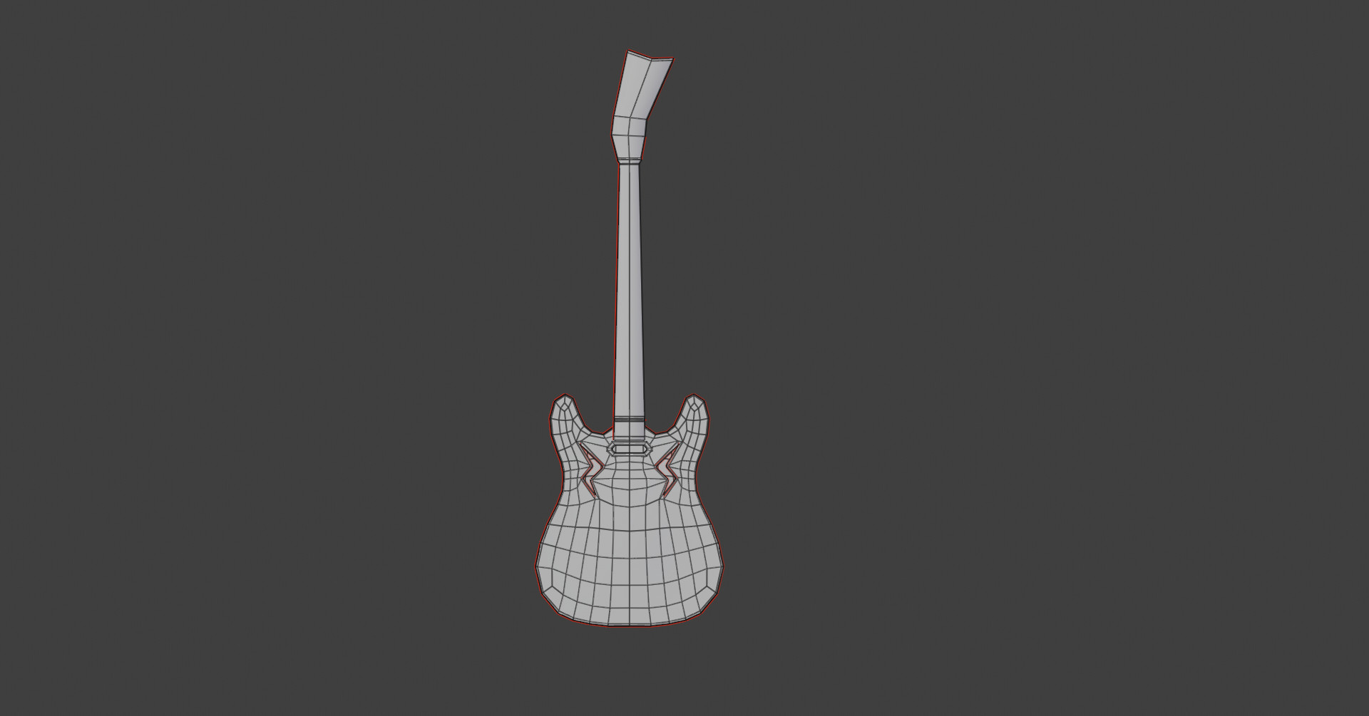Electric Guitar 3D Model – Nabarun Ways Profounded