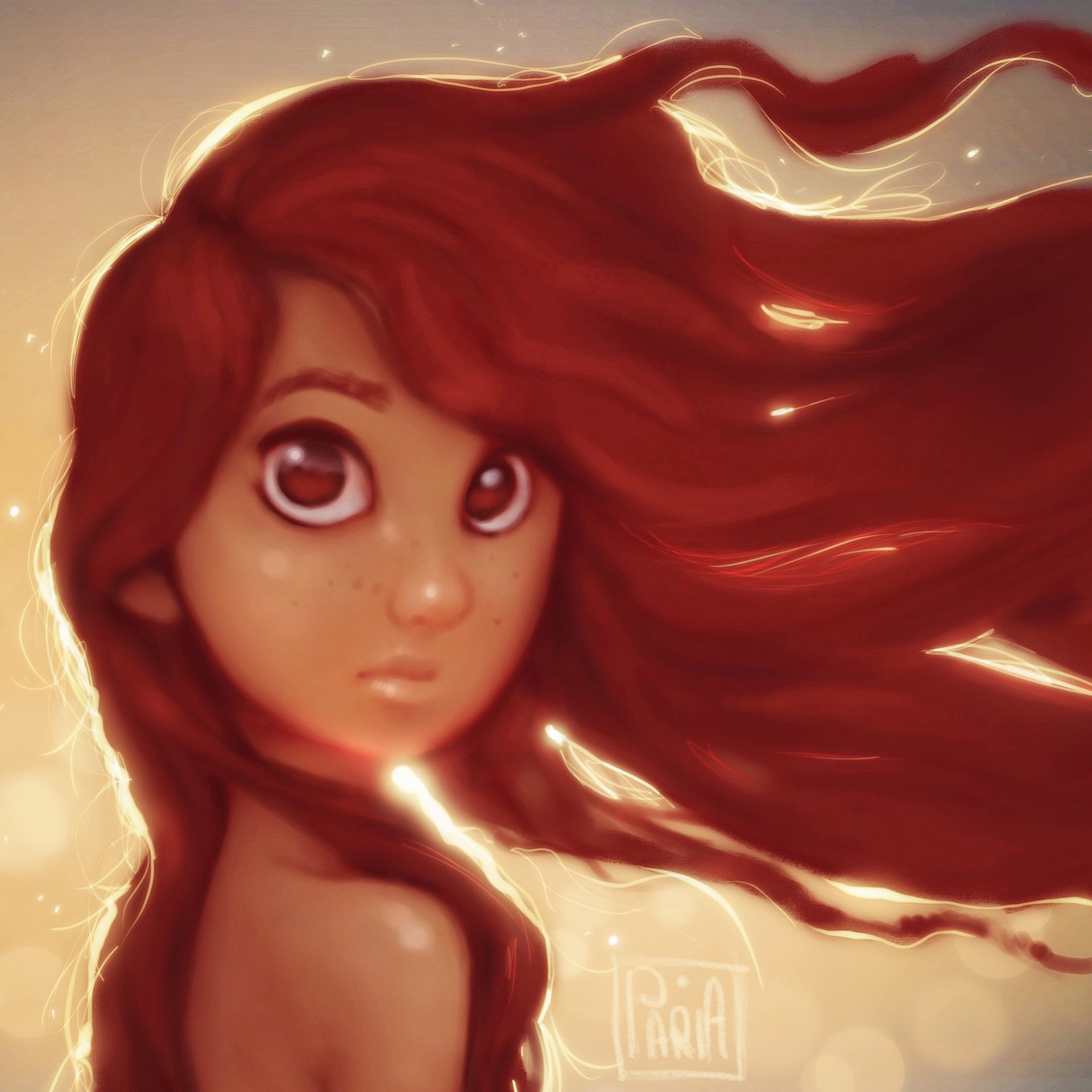 ArtStation - Red wind