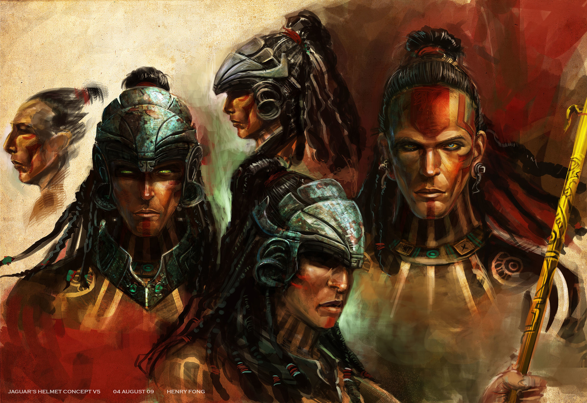 Mayan Warrior Art