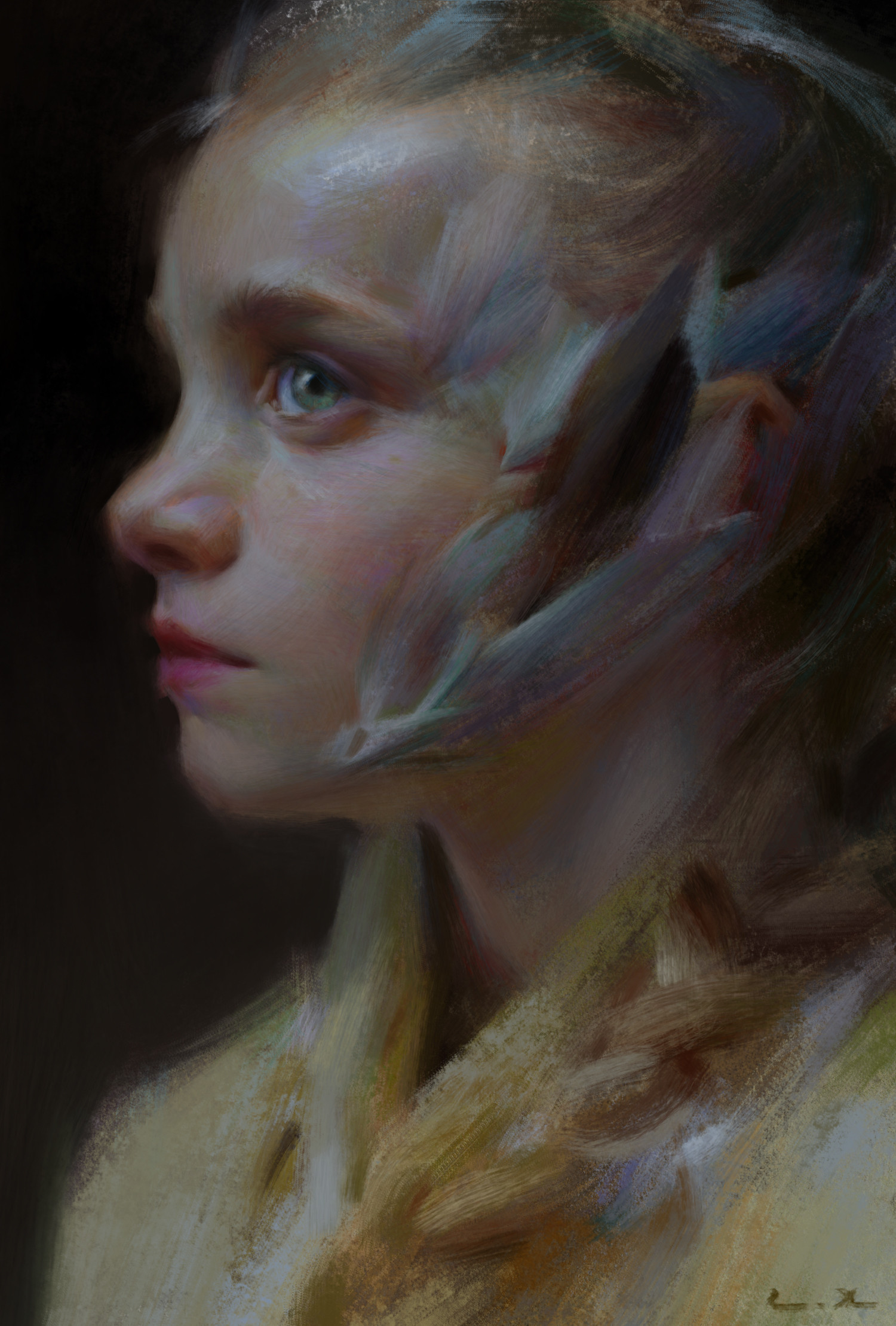 ArtStation - Side face