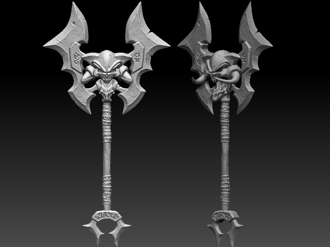 ArtStation - Skull Axe