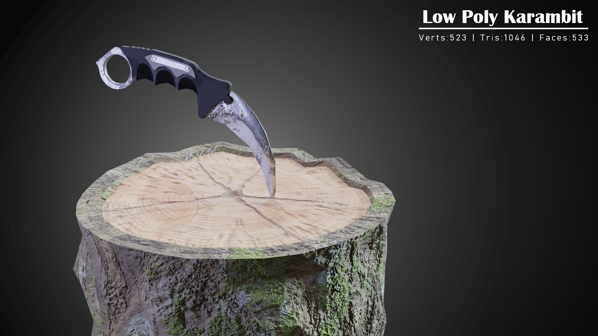 ArtStation - Low poly Karambit