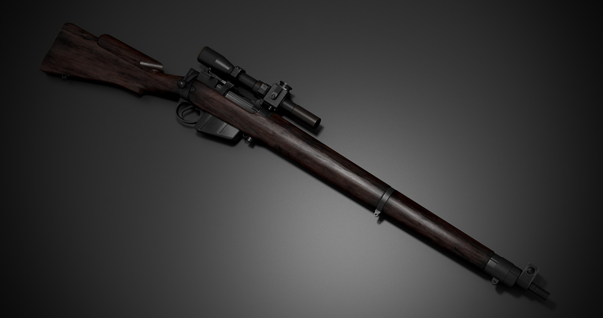 ArtStation - Lee-Enfield Rifle No.4 (T)