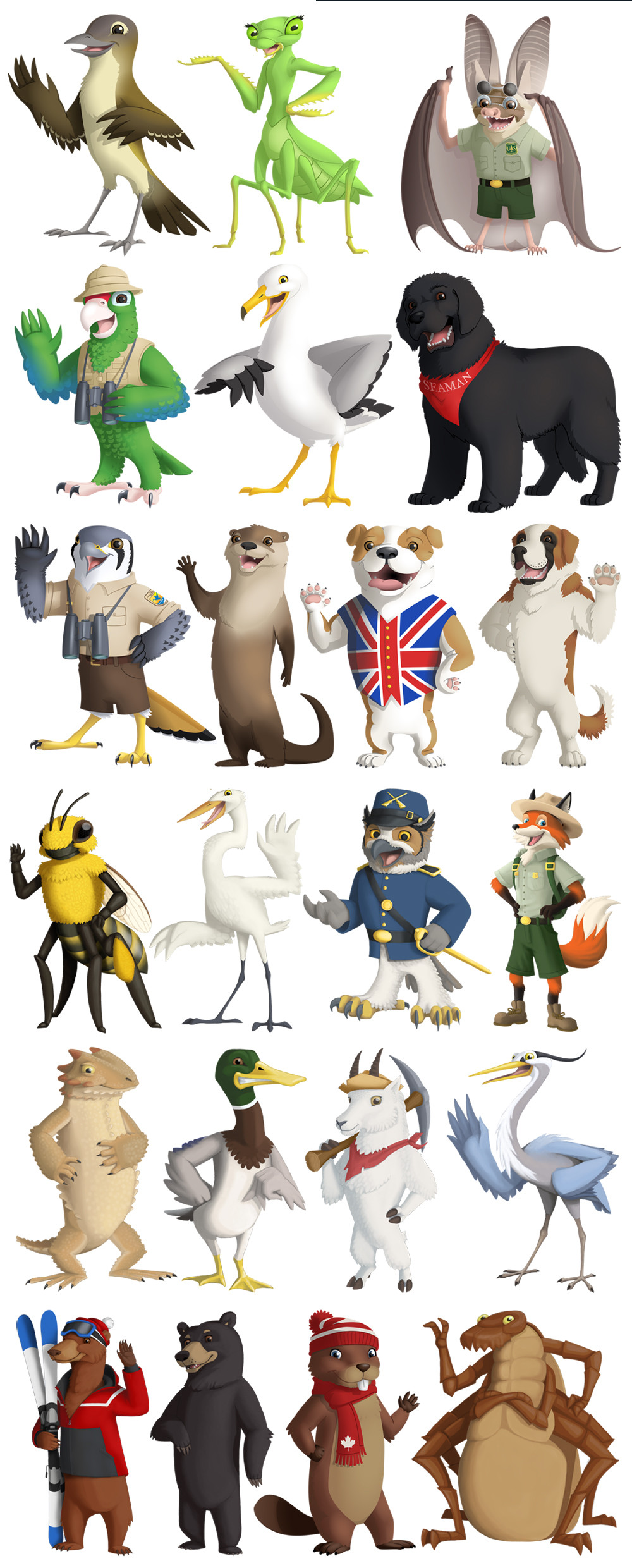 ArtStation - CHARACTER DESIGN - AVATARS