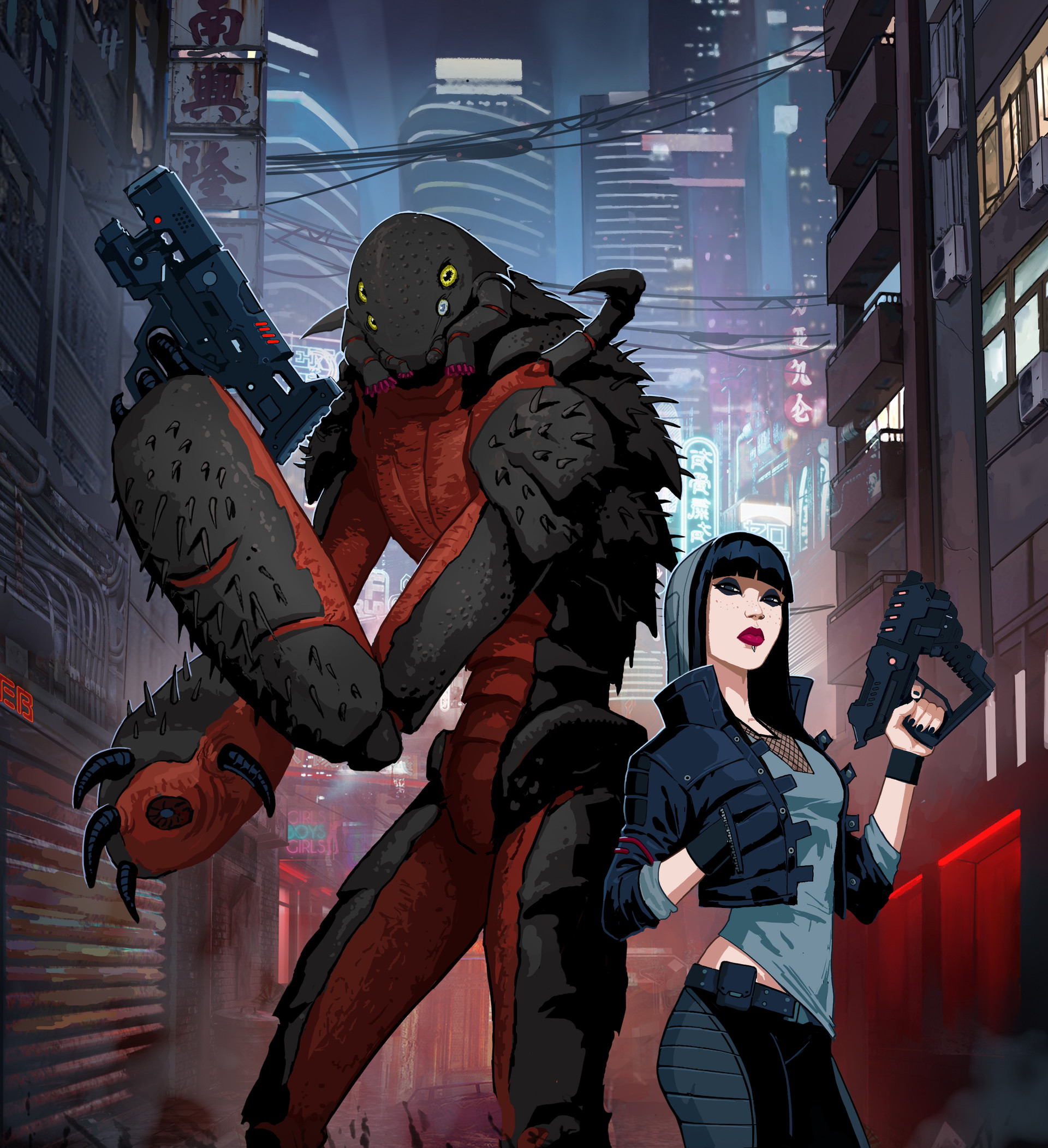 ArtStation - Concept (maybe cover) for personal comics project