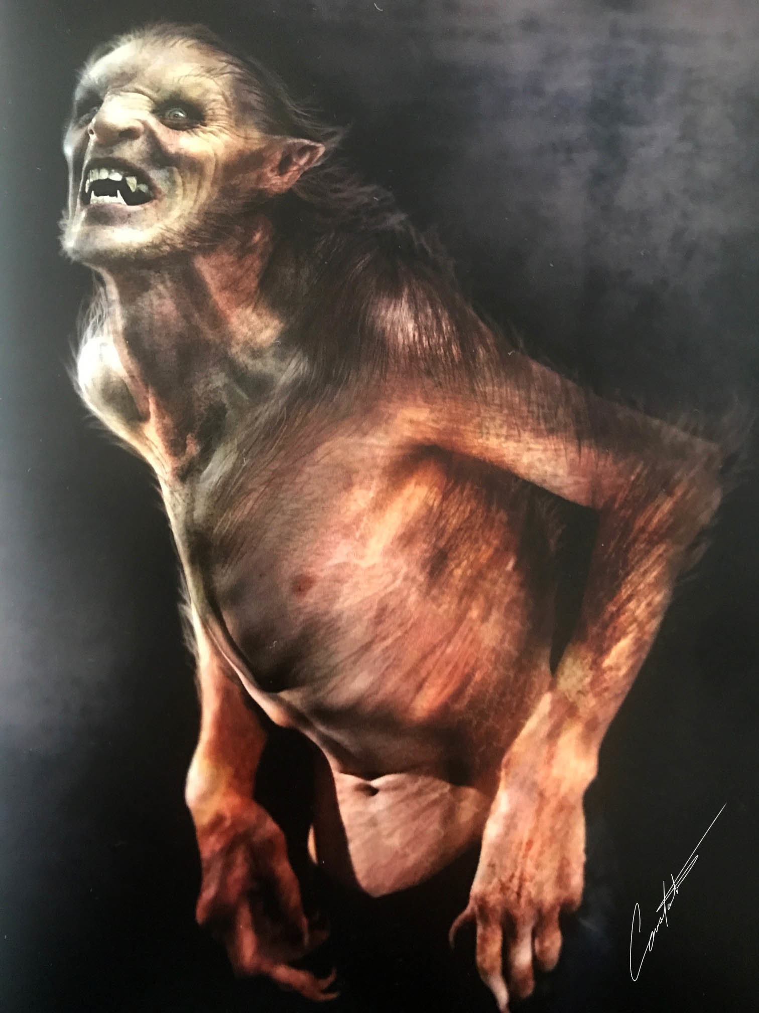 ArtStation - werewolf makeup design