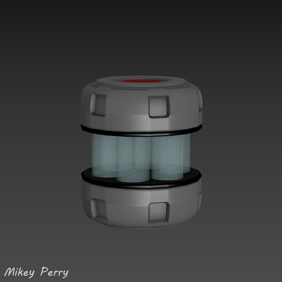 ArtStation - Hi-tech Grenade - WIP