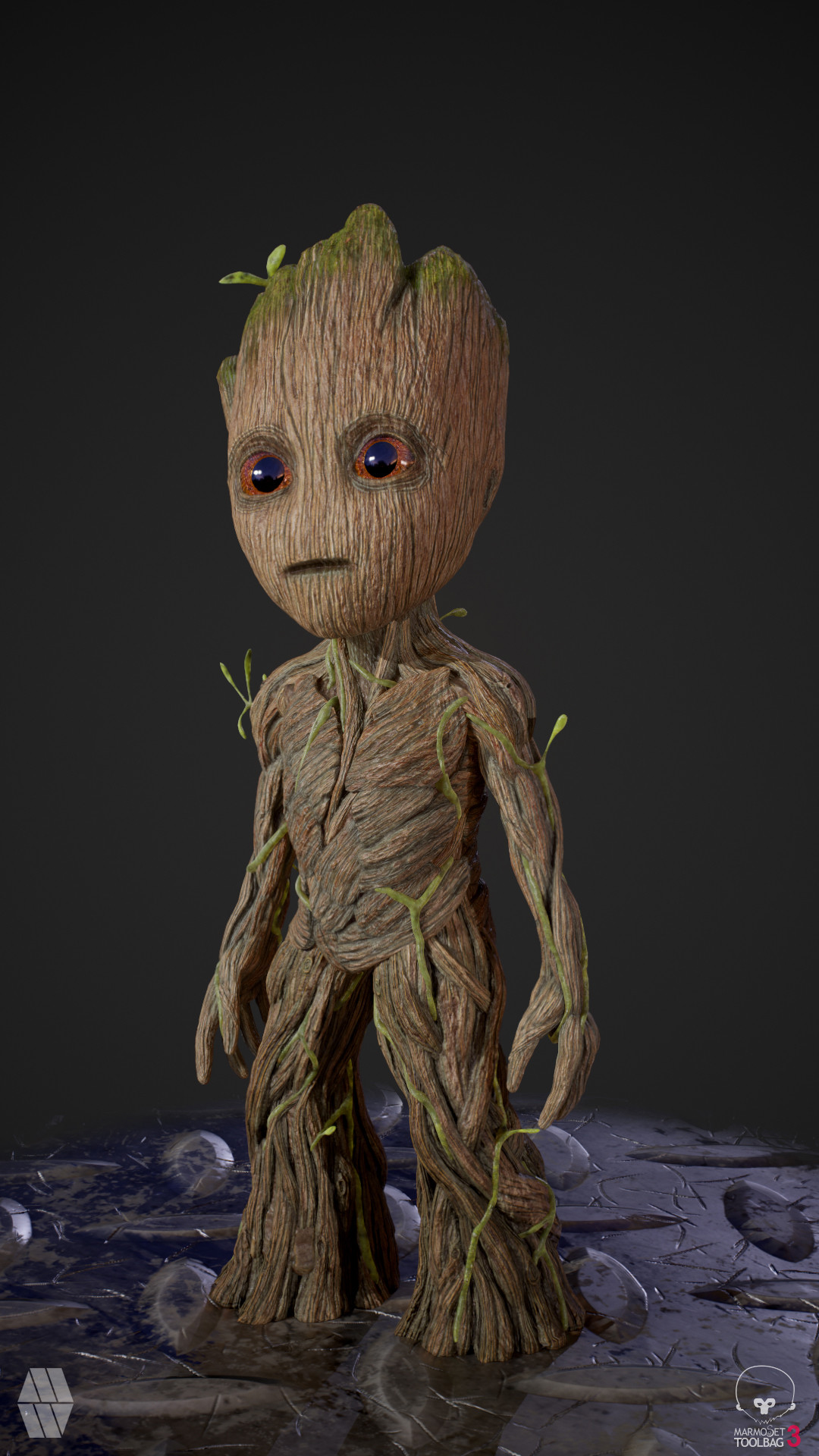 Marcus Whinney - Baby Groot concept (Personal Project)