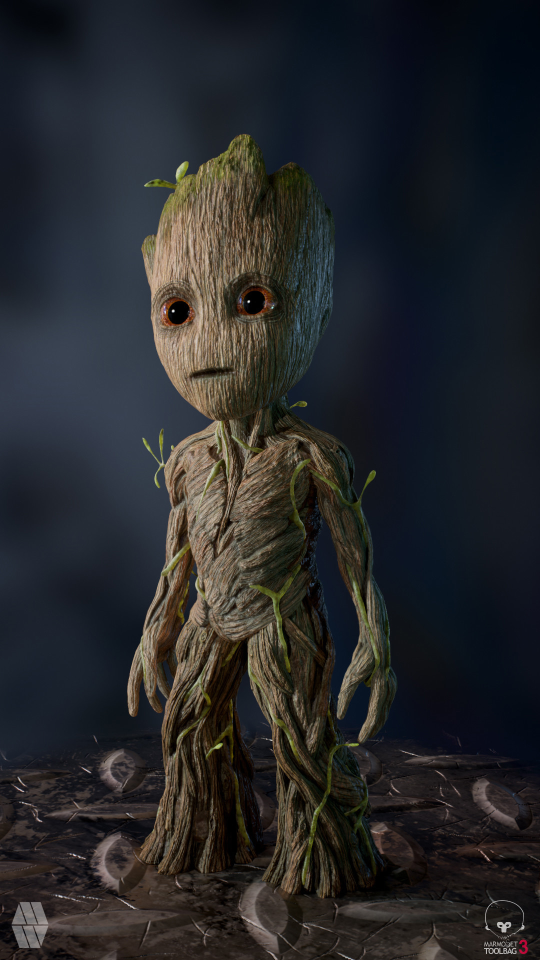 Marcus Whinney - Baby Groot concept (Personal Project)