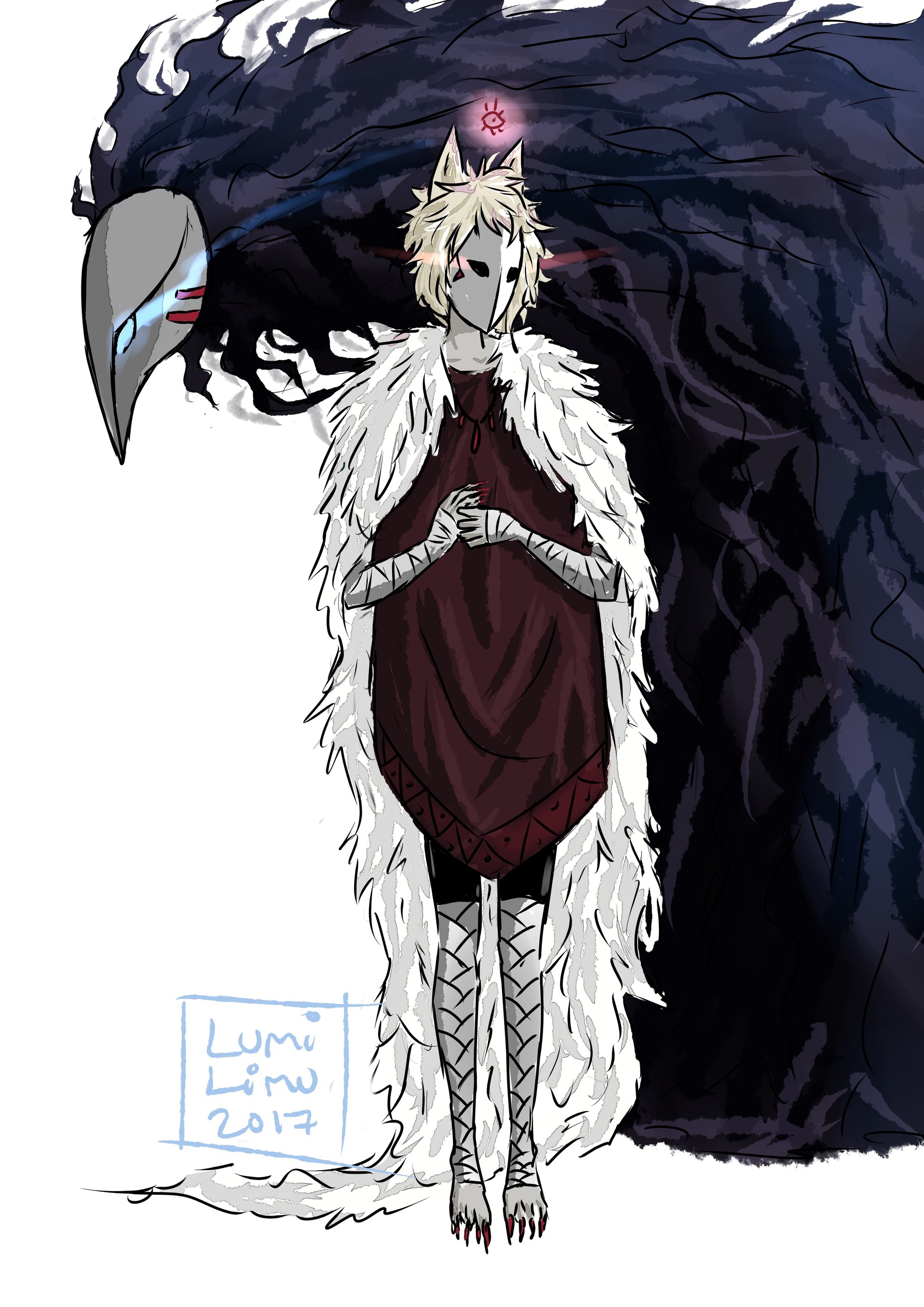 ArtStation - Wolf and Crow