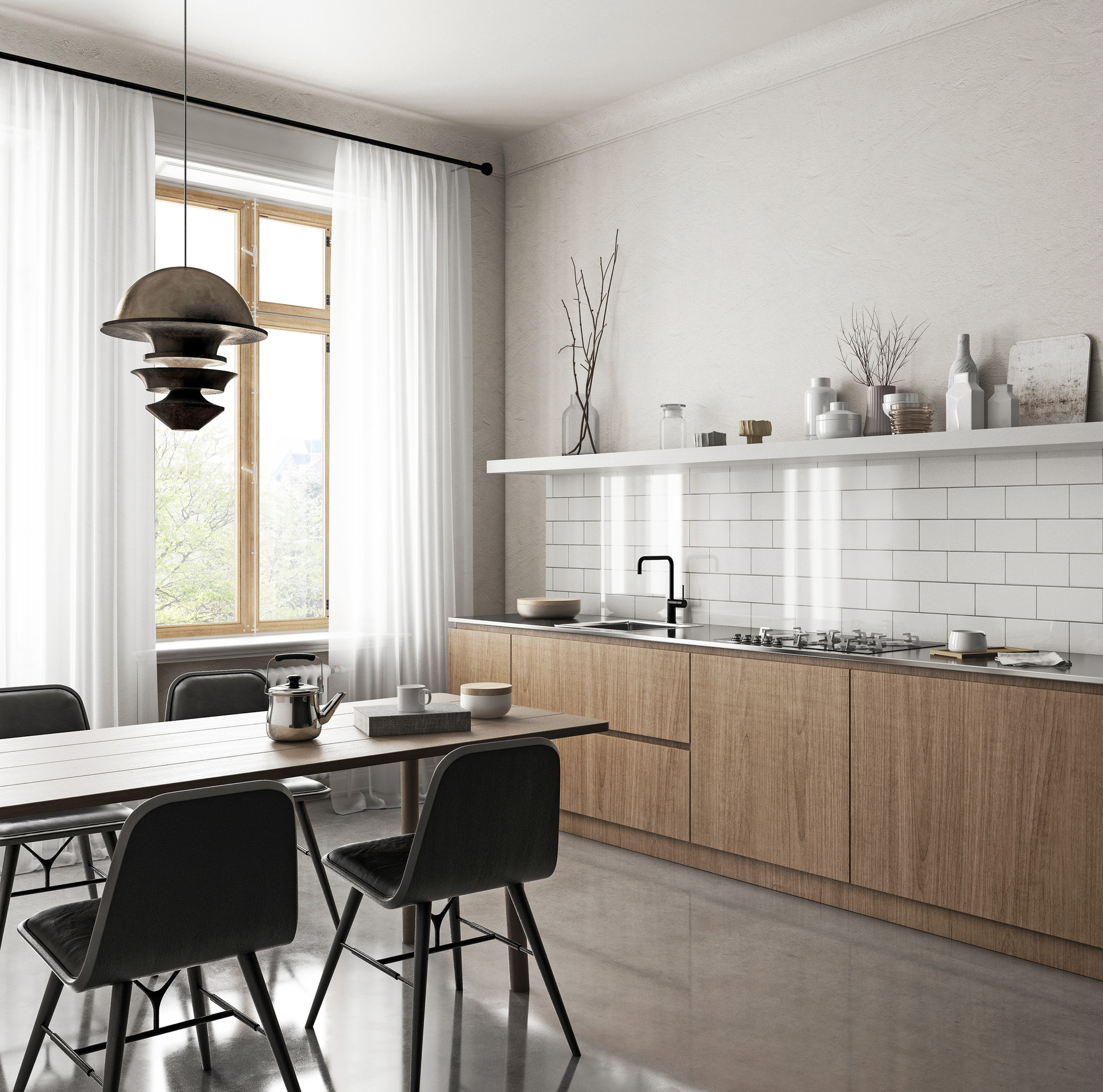ArtStation - Concrete kitchen