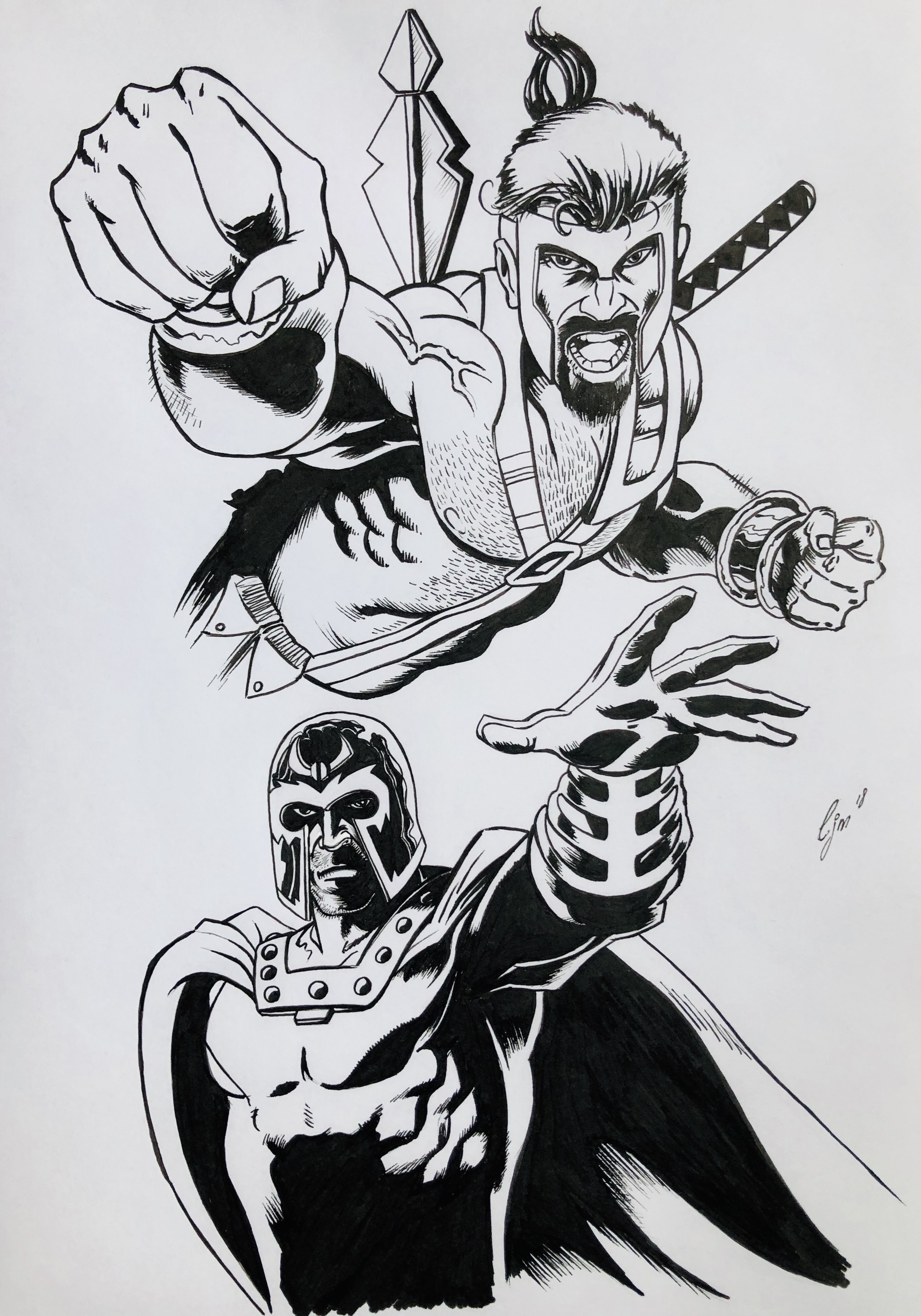 colin merrick portfolio - Magneto & Hercules
