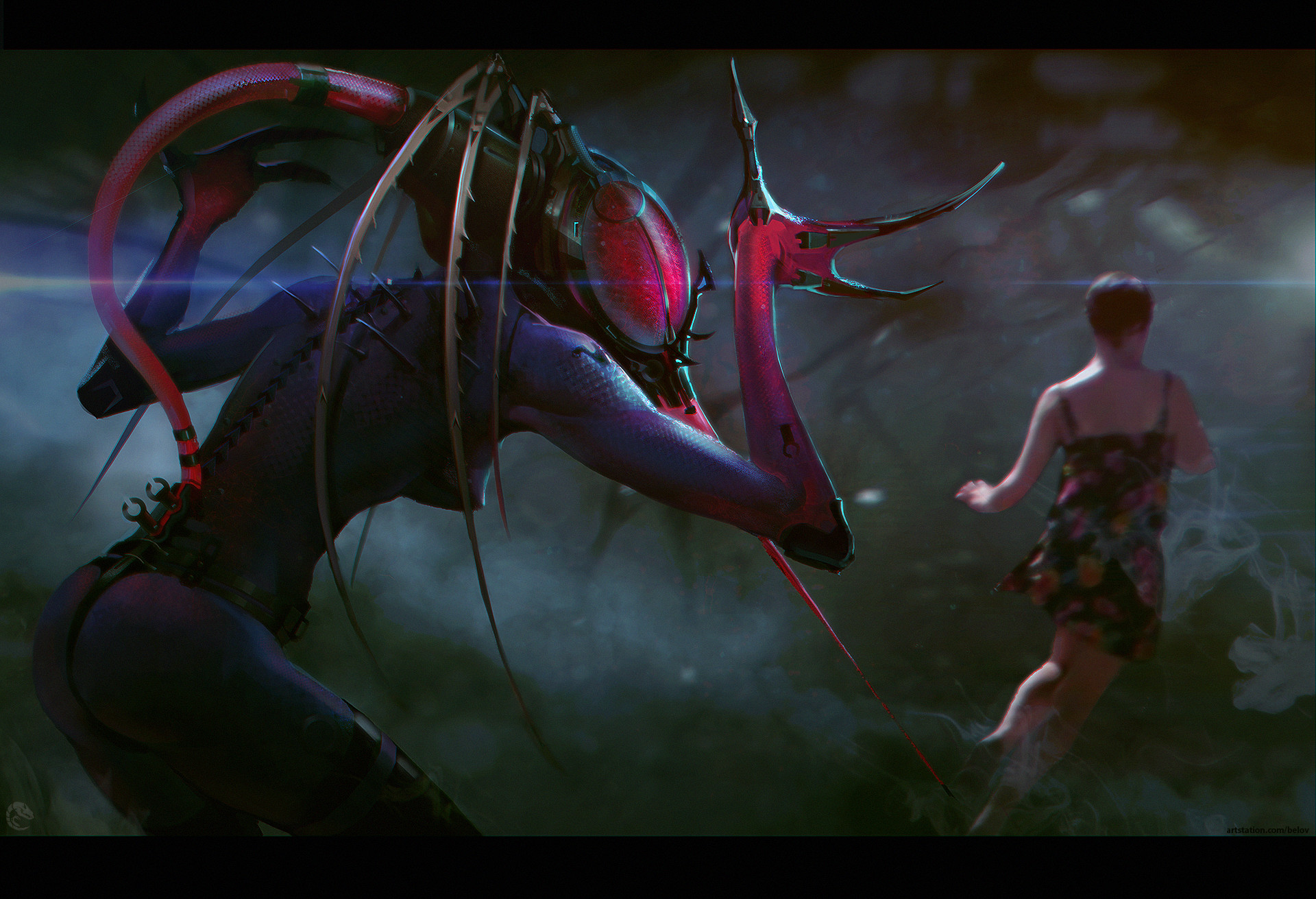 ArtStation - Cyberpunk Vampire