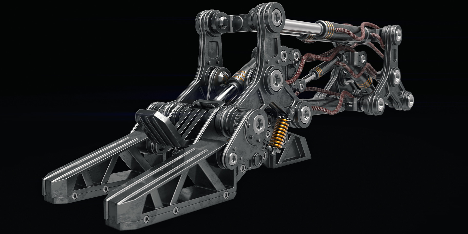 ArtStation - Mecha's leg