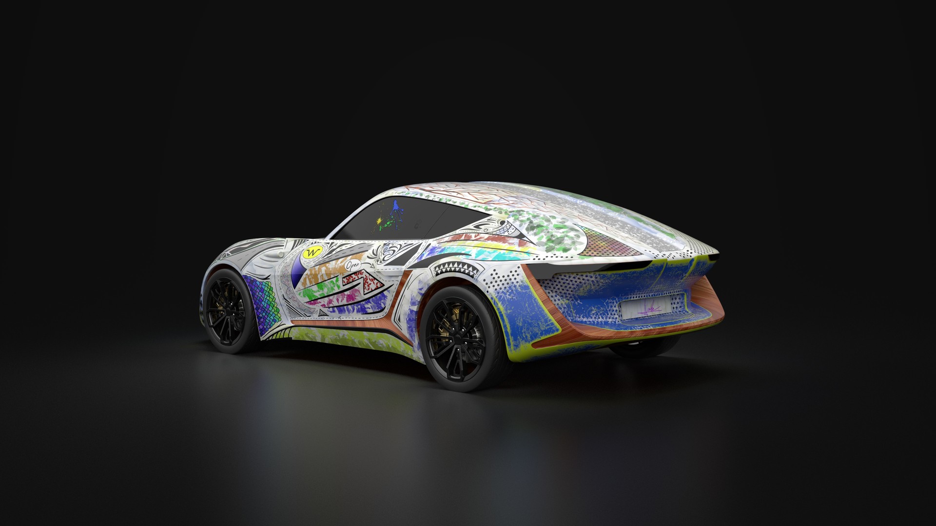ArtStation - X-TAON: Art Car Texturing Challenge. "Organic ride"