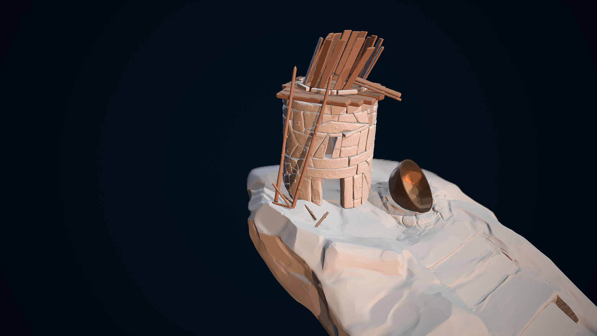 ArtStation - Broken lighthouse