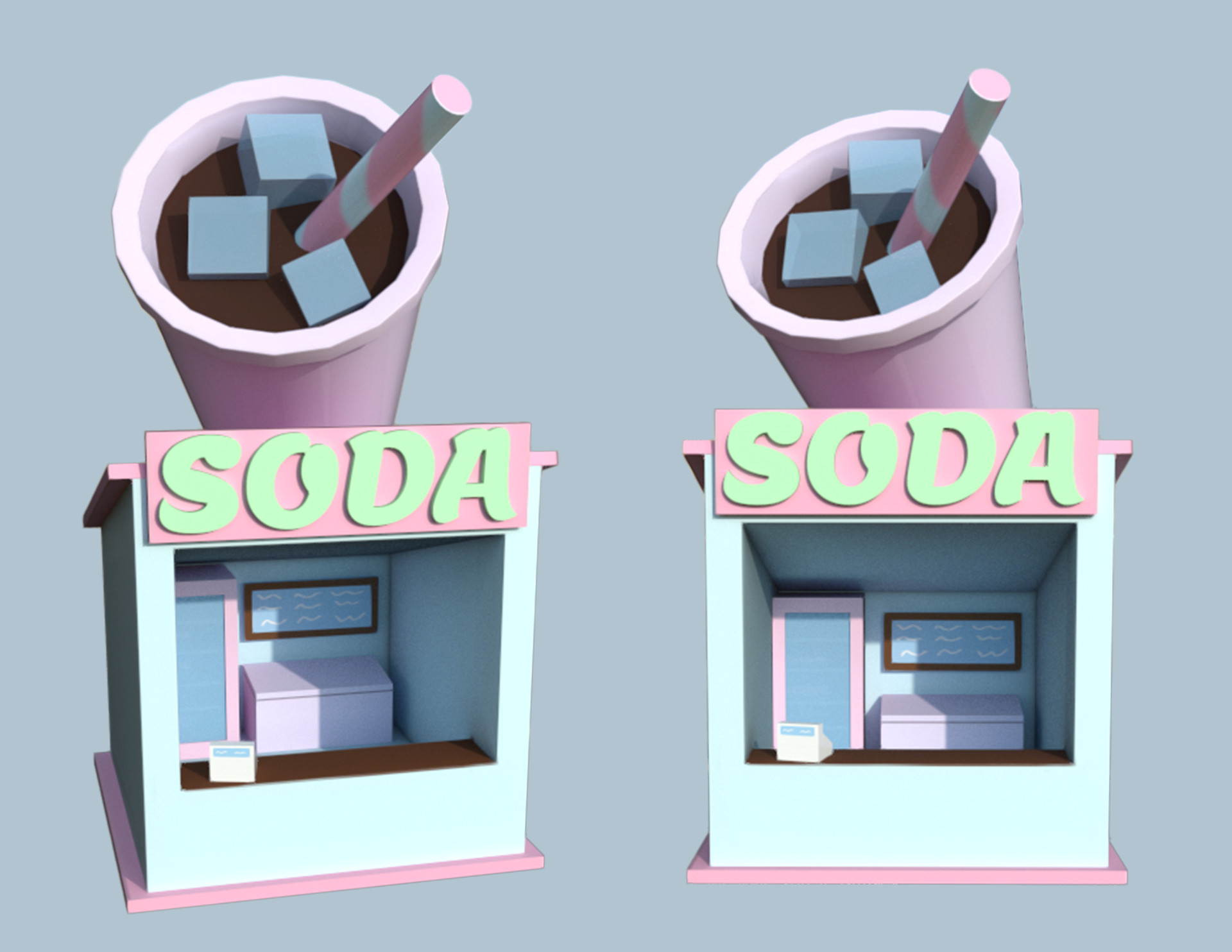 ArtStation - Soda Stalls