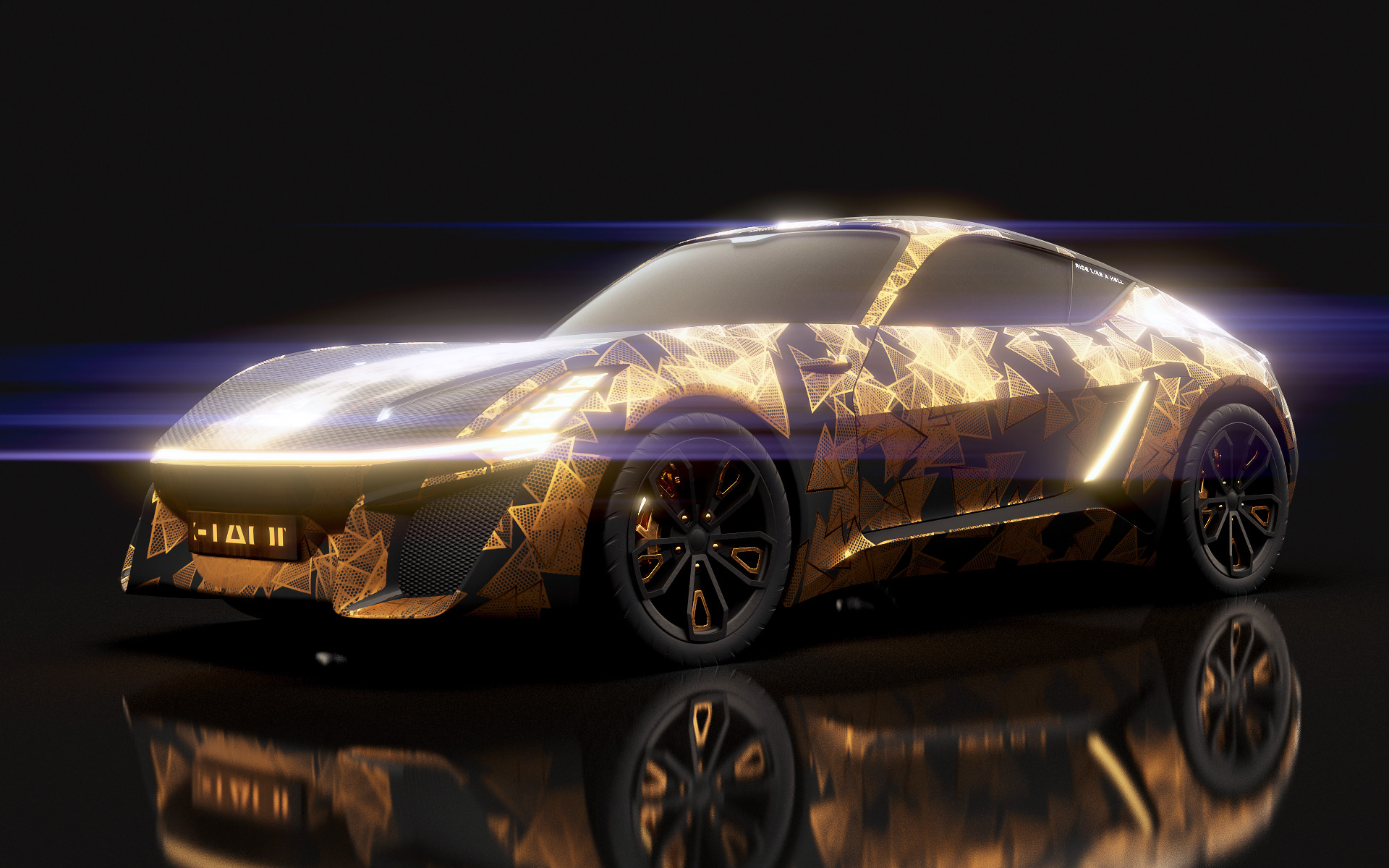 ArtStation - X-TAON: THE ART CAR TEXTURING CONTEST / Ride Like A Hell