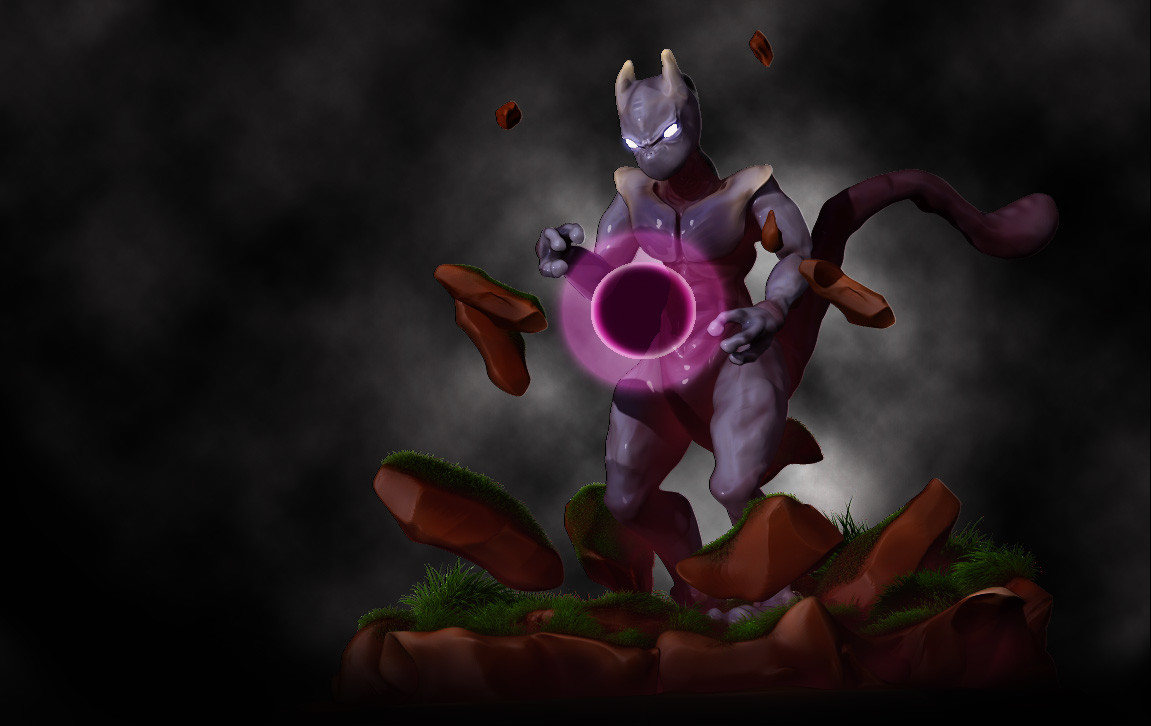 ArtStation - Mewtwo