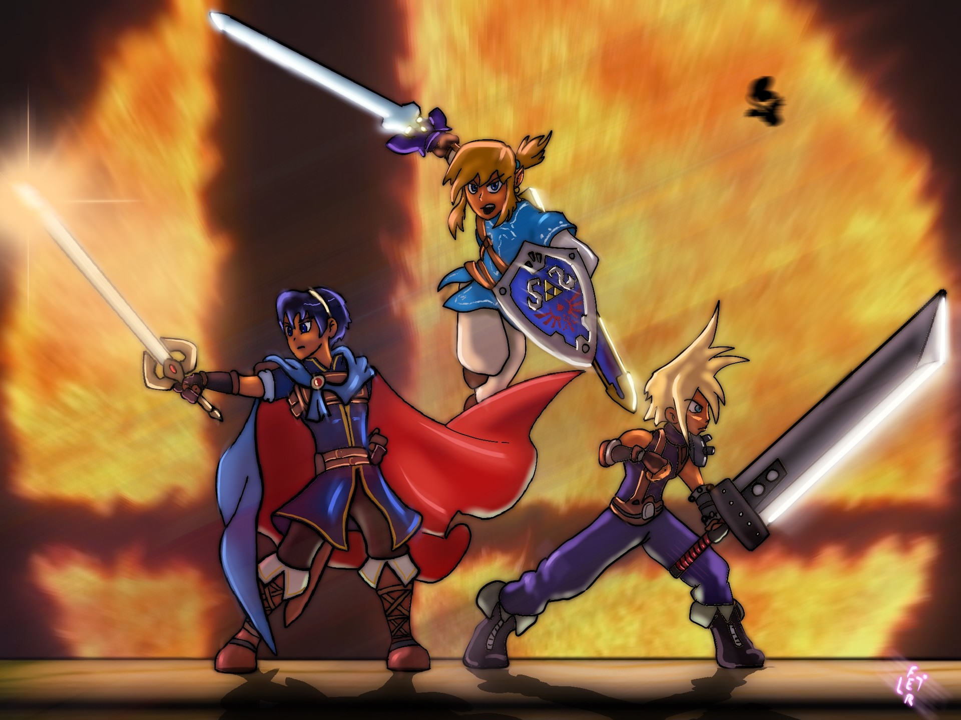 ArtStation - “Smash Ultimate Little Tribute”