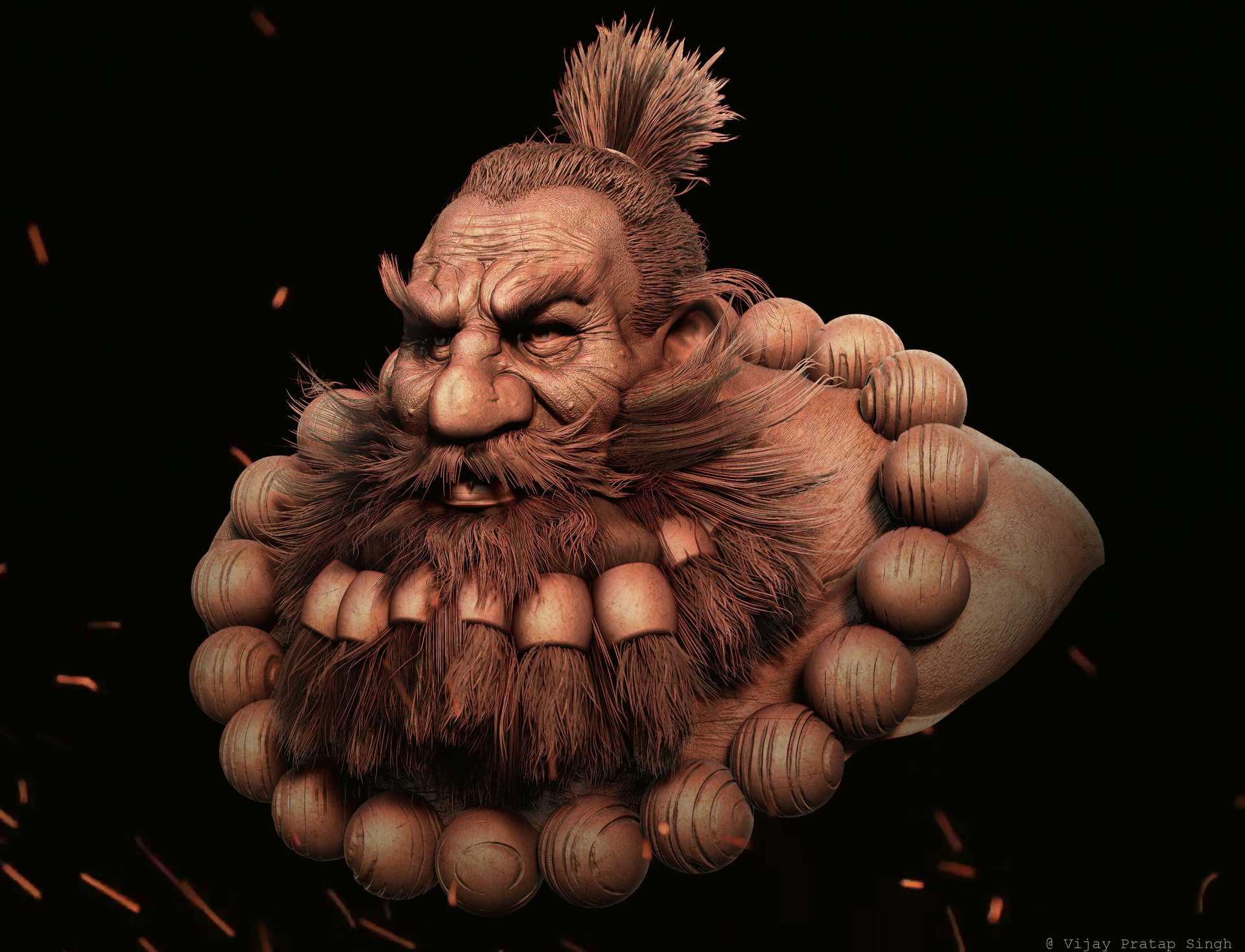 ArtStation - Dwarf Bust