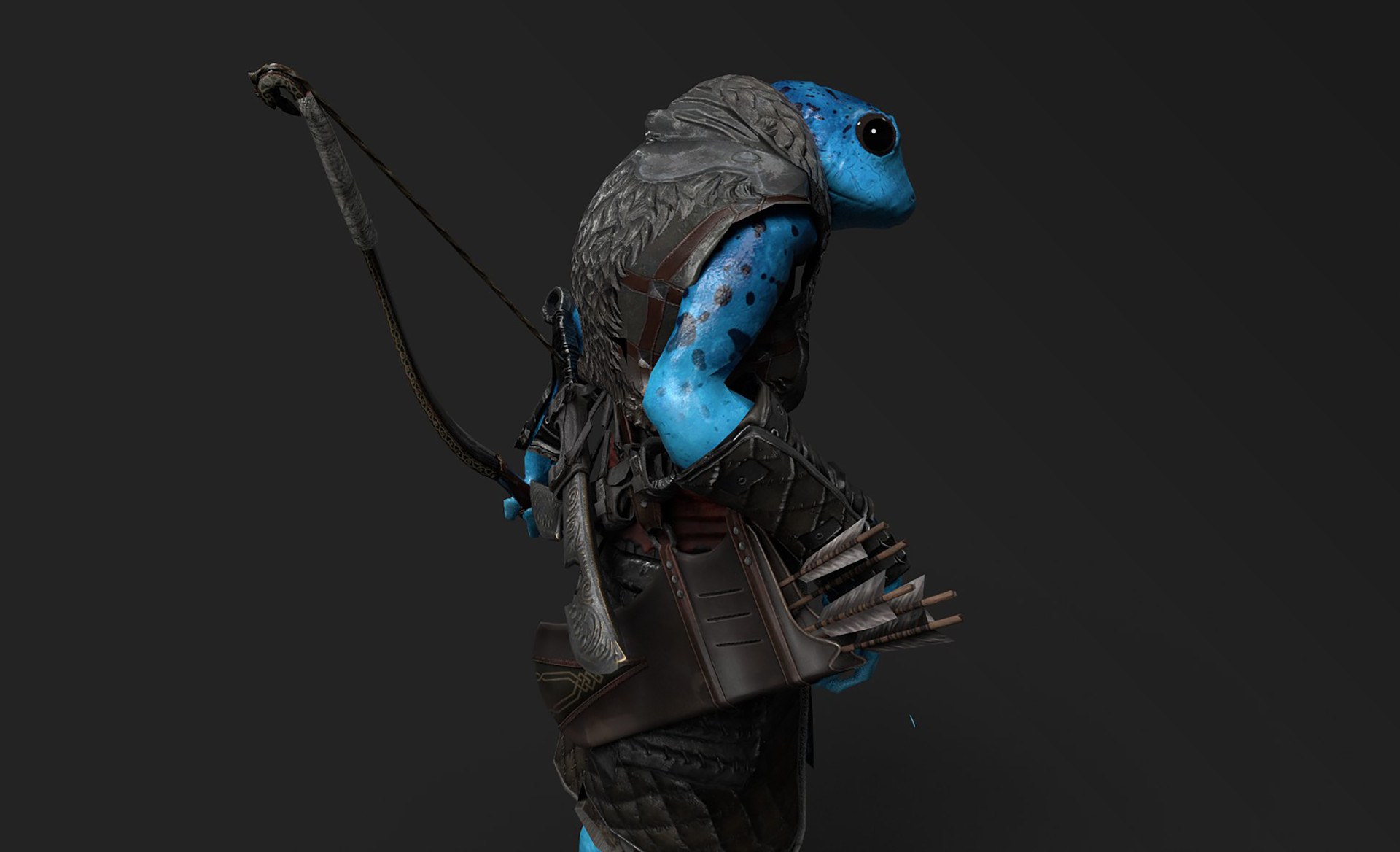 ArtStation - Anuro, Frog Archer