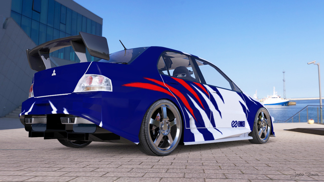 Jonatas Franzen - Mitsubishi Lancer Evolution VIII - TUNED