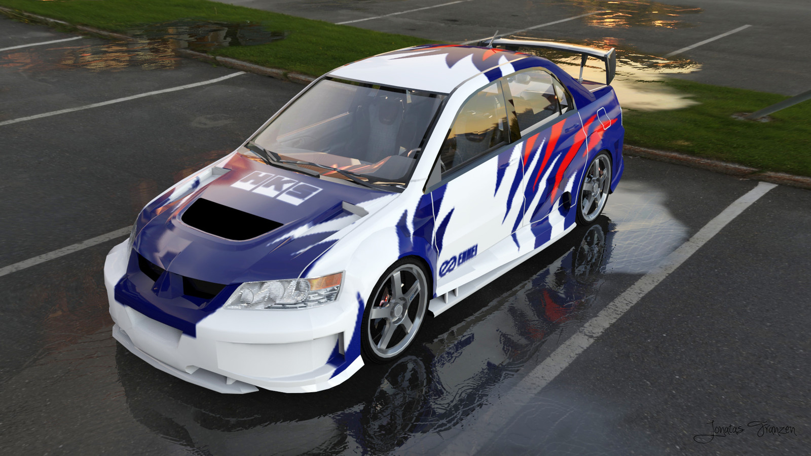 Jonatas Franzen - Mitsubishi Lancer Evolution VIII - TUNED