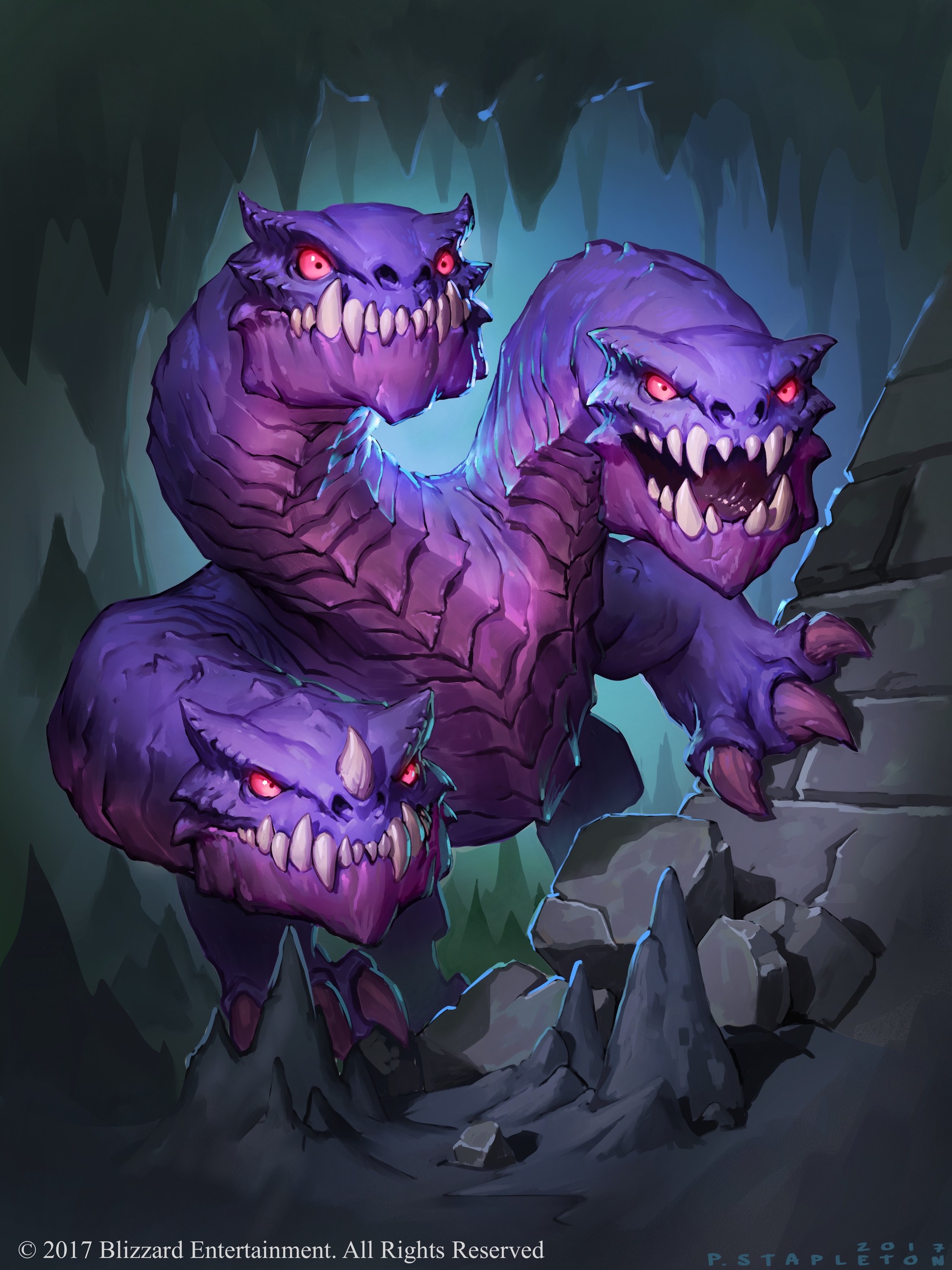 ArtStation - Cave Hydra - Hearthstone