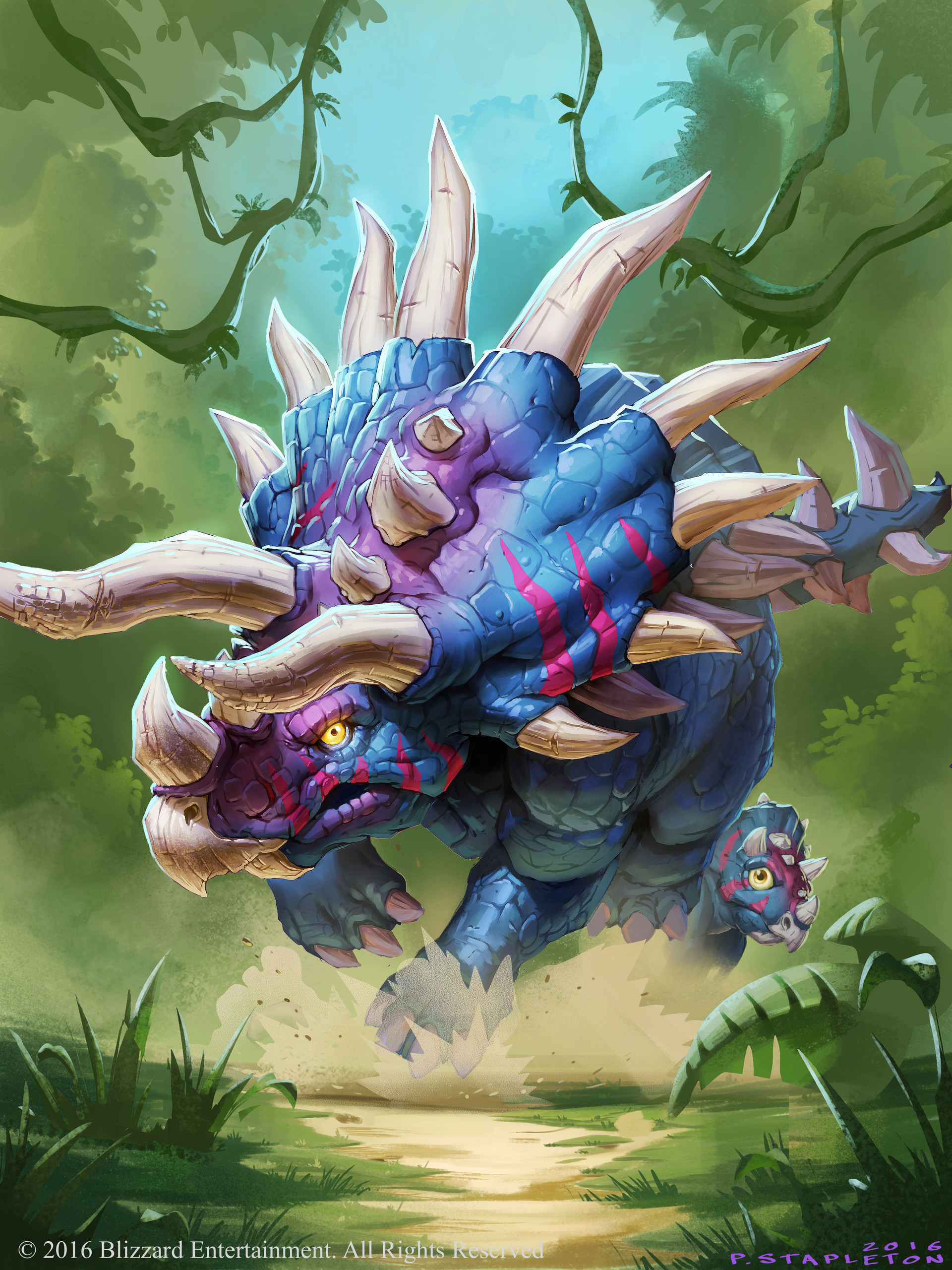 ArtStation - Direhorn Matriarch - Hearthstone