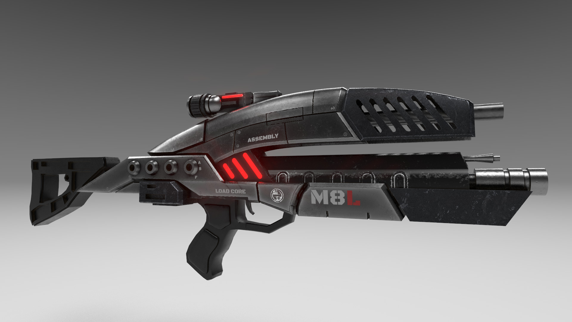 ArtStation - Mass effect gun