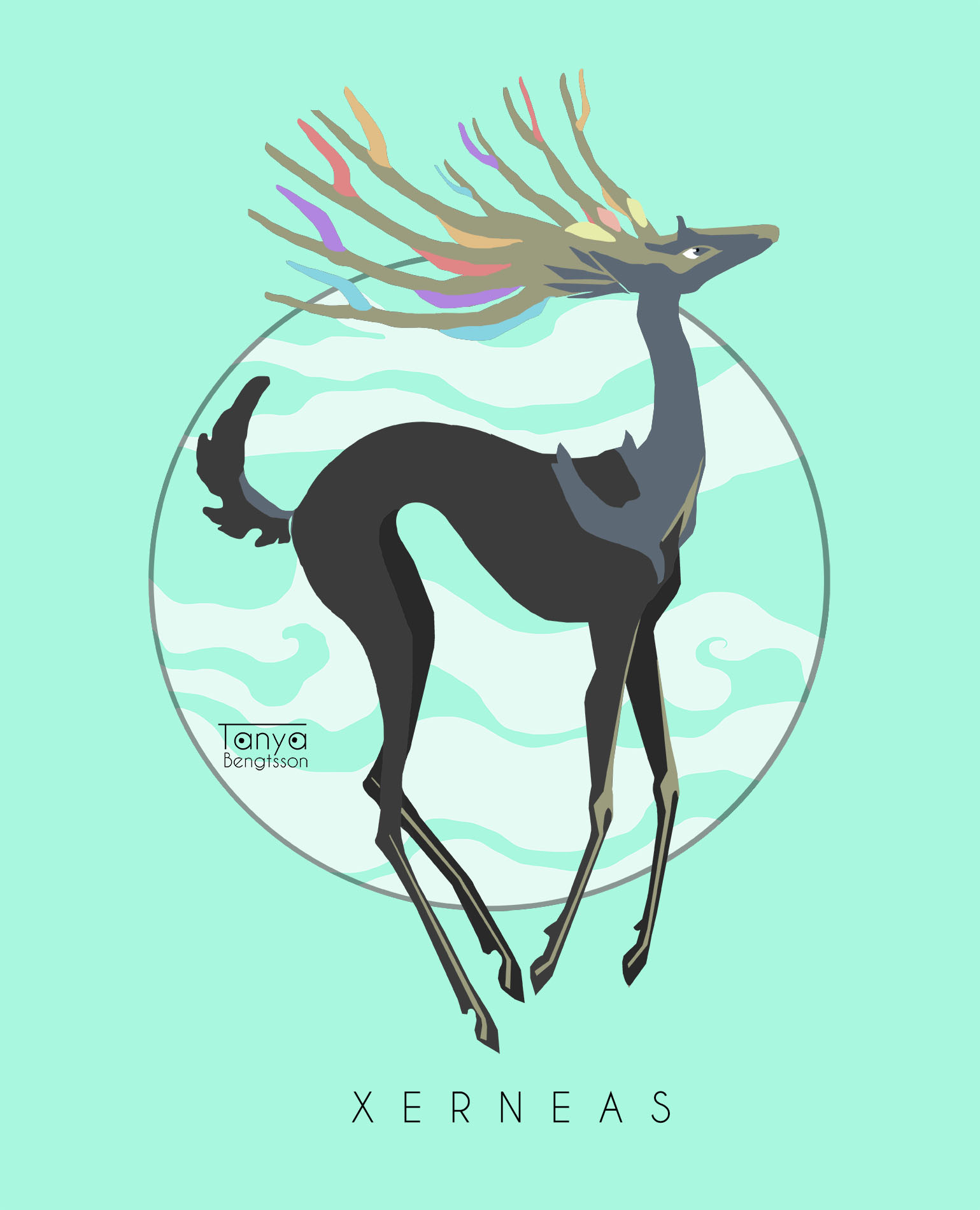 ArtStation - Pokémon Xerneas