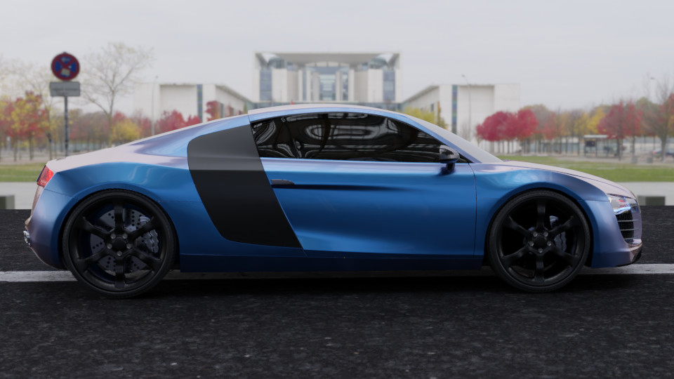 GrapeTree - Realistic Audi R8 by blender