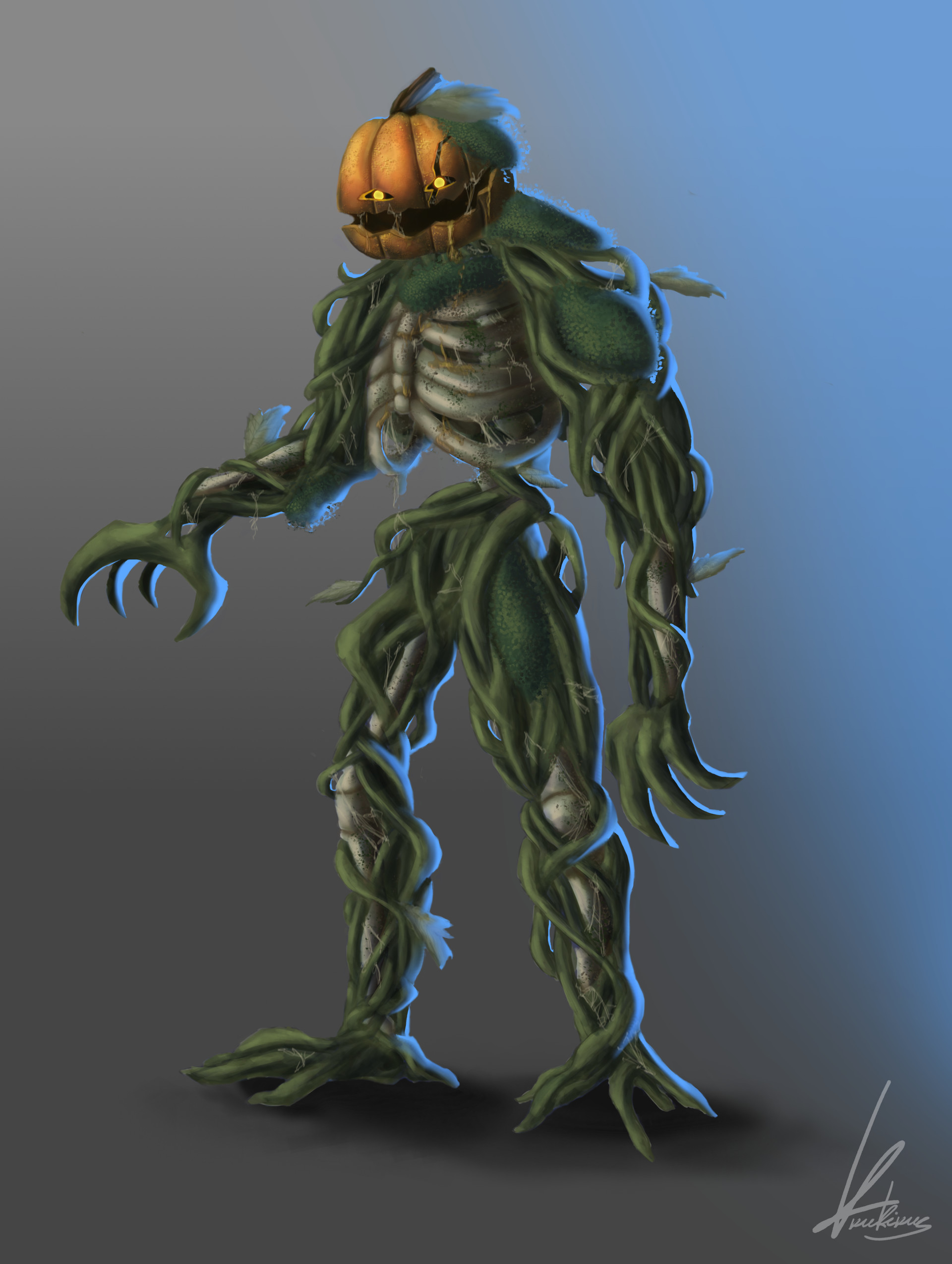 ArtStation - Pumpkin Monster