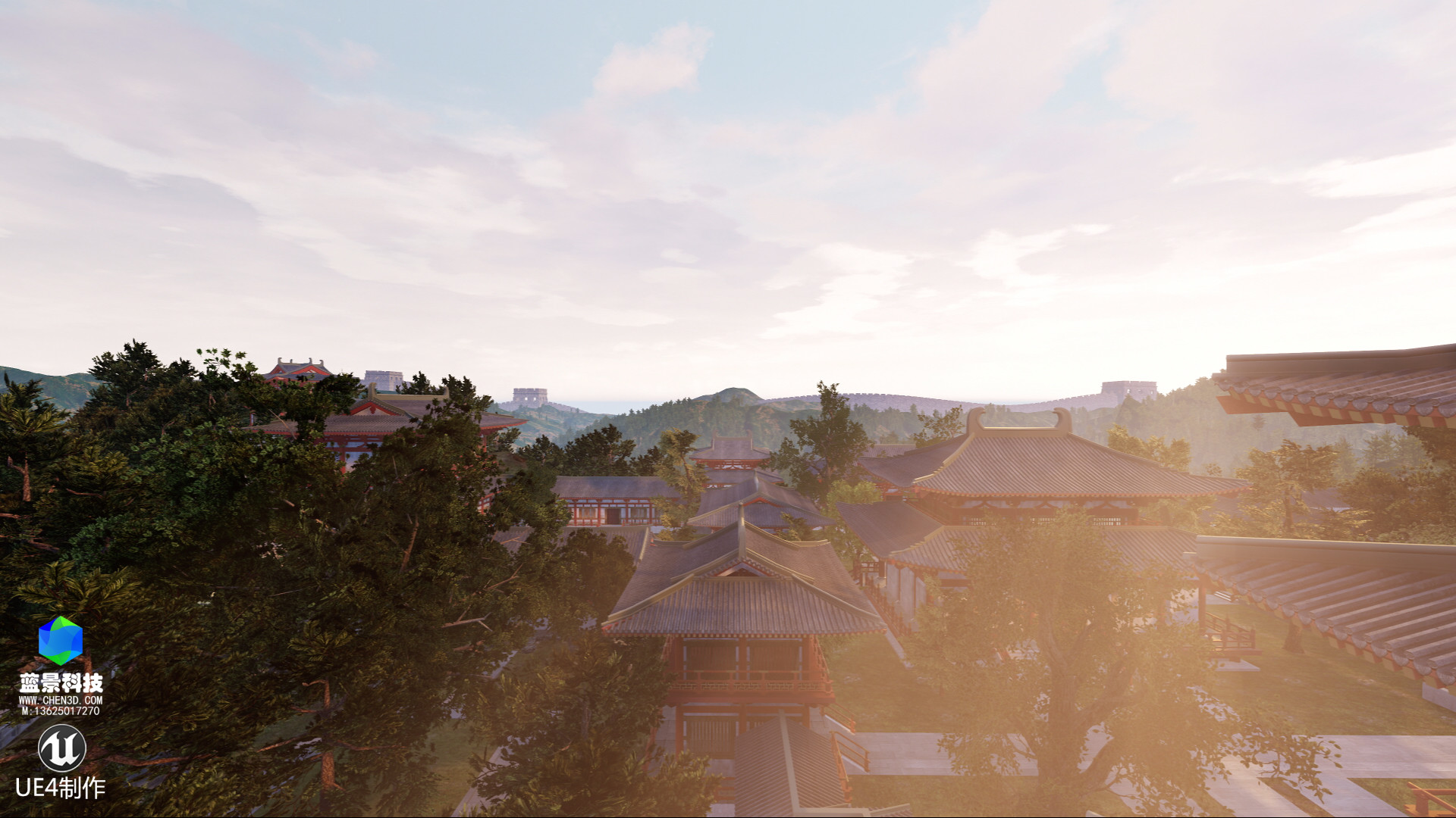 Qingfeng Chen - VR of old chinese buildings.made by Unreal Engine 4