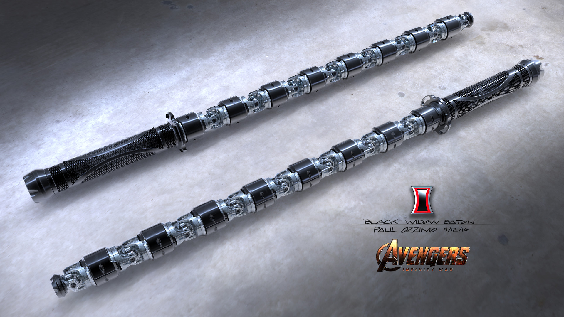 ArtStation - Avengers: Infinity War Black Widow Batons