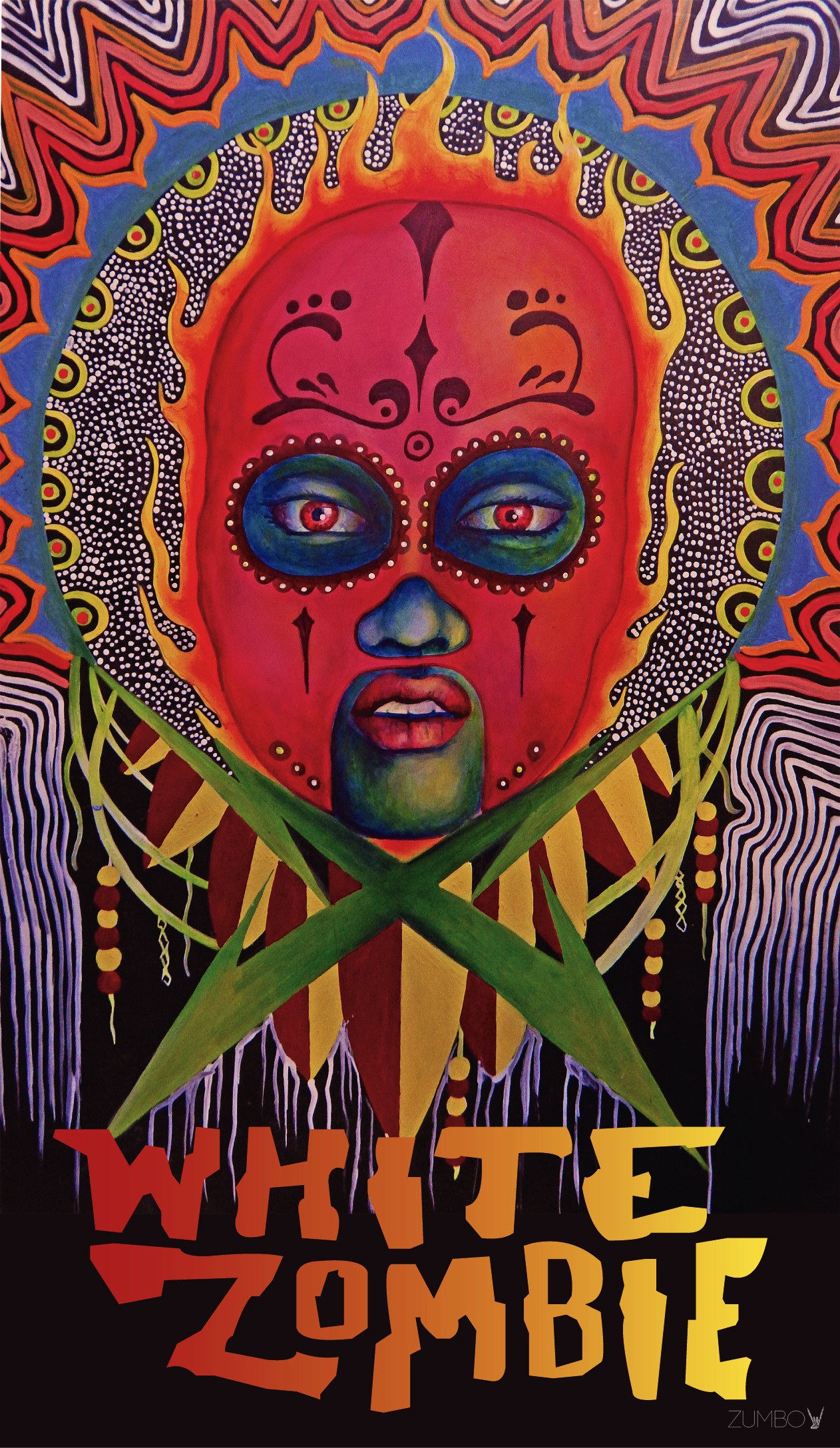 Arte Zombie Blanco